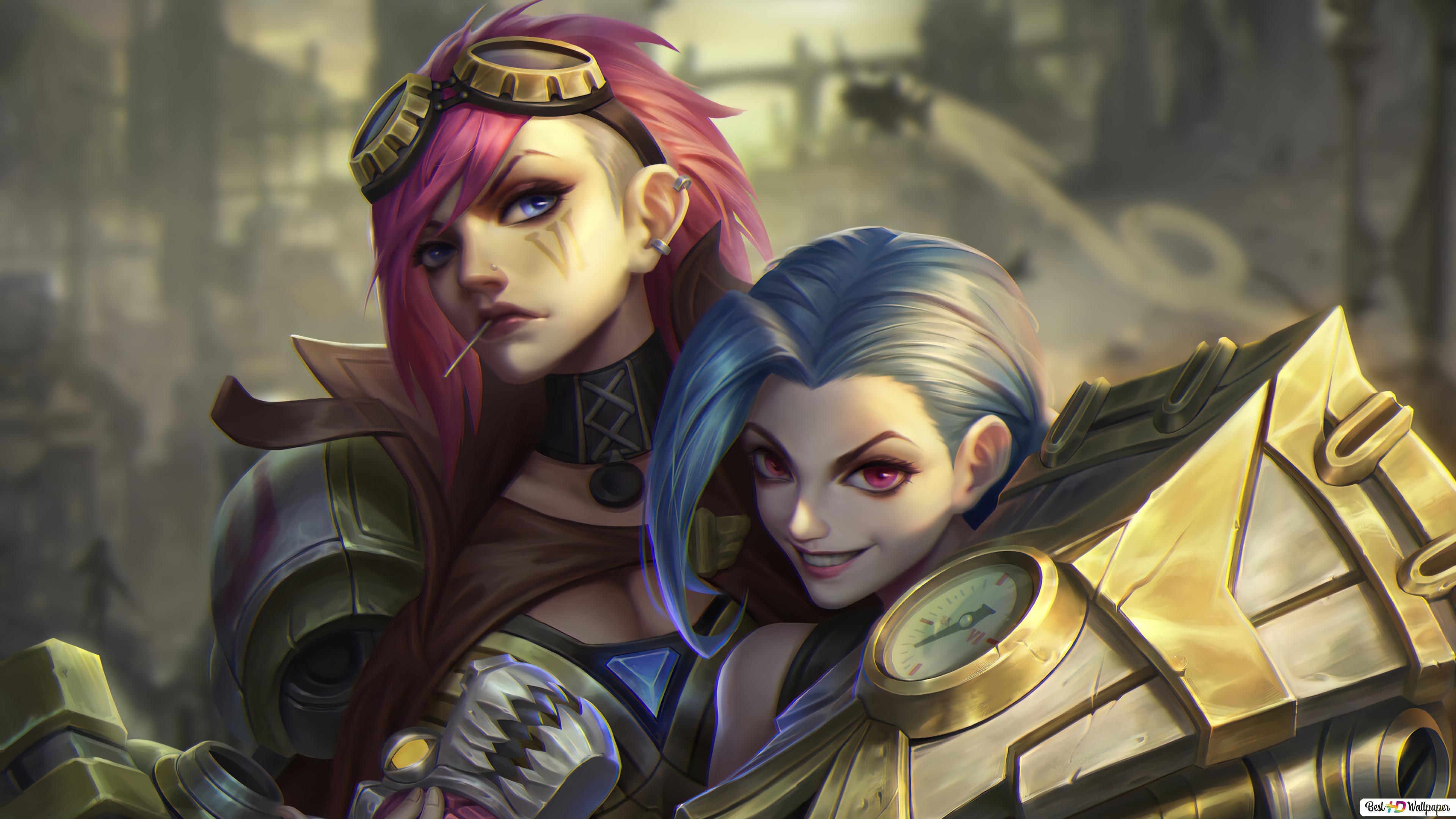 Jinx and Vi Wallpapers - Top Free Jinx and Vi Backgrounds - WallpaperAccess