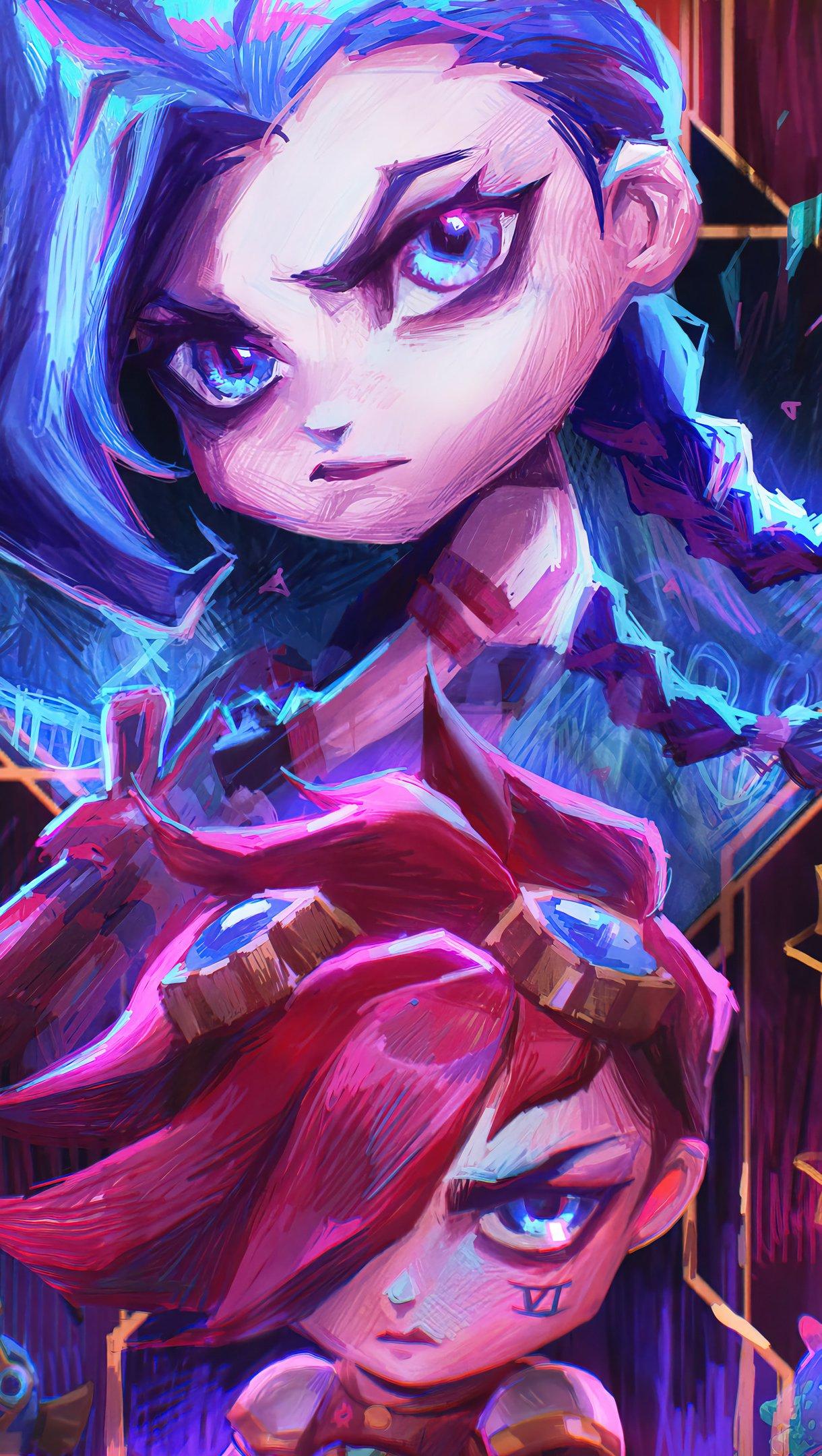 Jinx and Vi Wallpapers - Top Free Jinx and Vi Backgrounds - WallpaperAccess