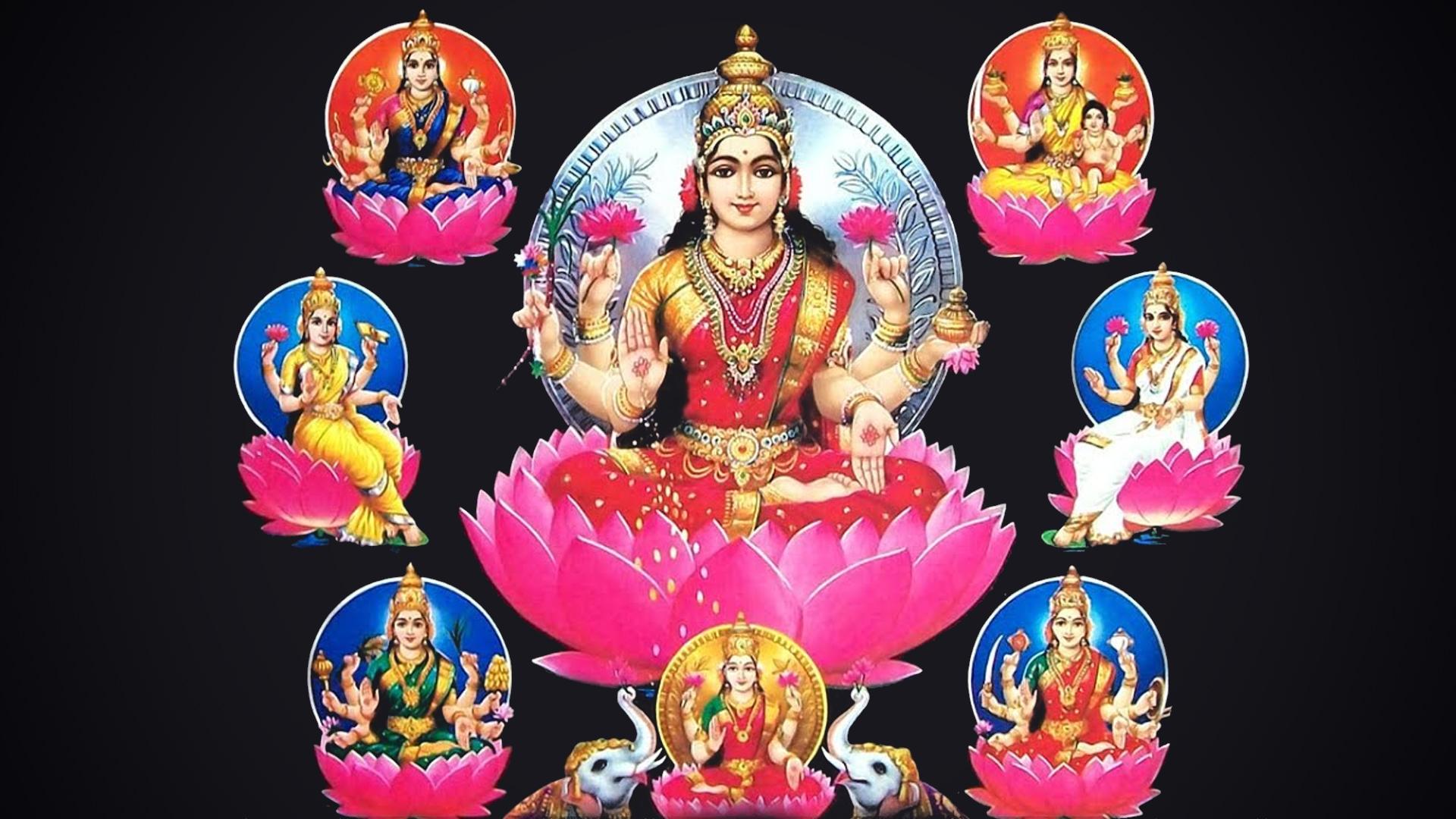 Ashta Lakshmi Wallpapers - Top Free Ashta Lakshmi Backgrounds - WallpaperAccess