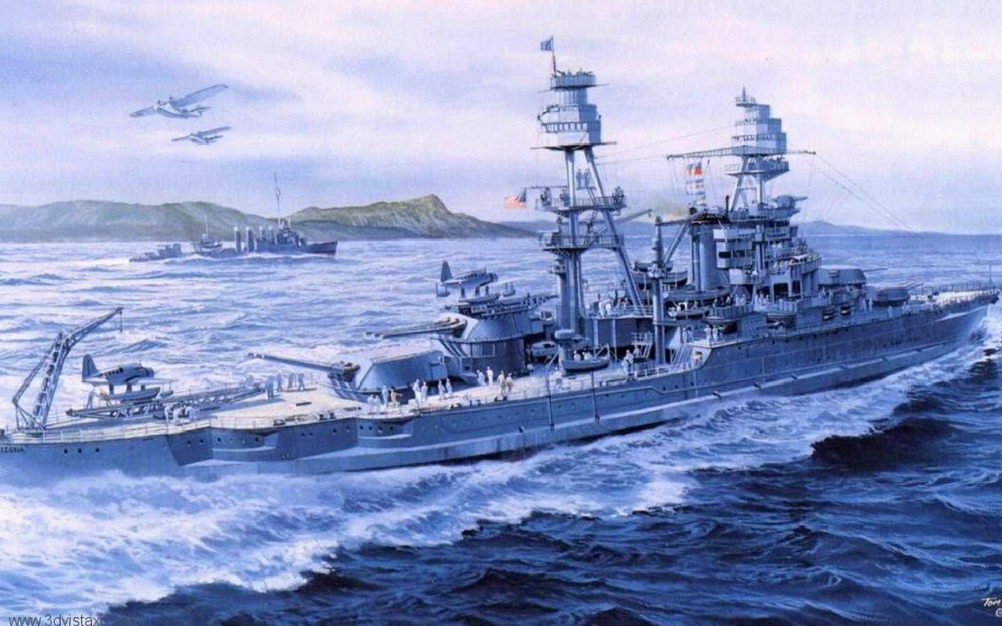 Uss Arizona Wallpapers - Top Free Uss Arizona Backgrounds - WallpaperAccess