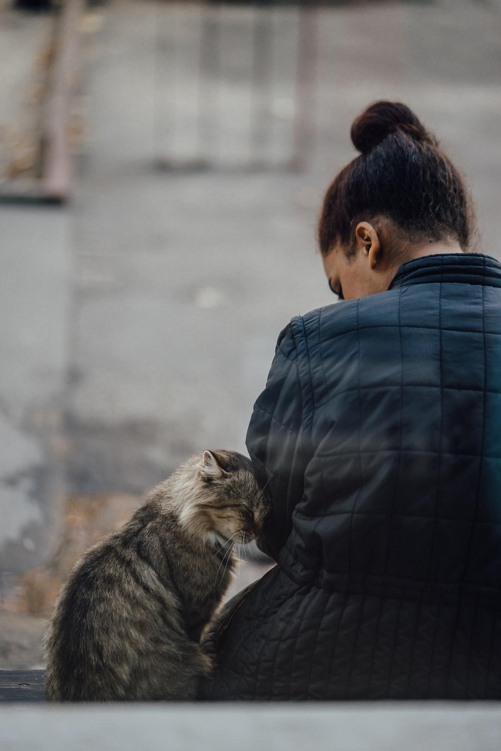 Girl With Cat Wallpapers - Top Free Girl With Cat Backgrounds ...