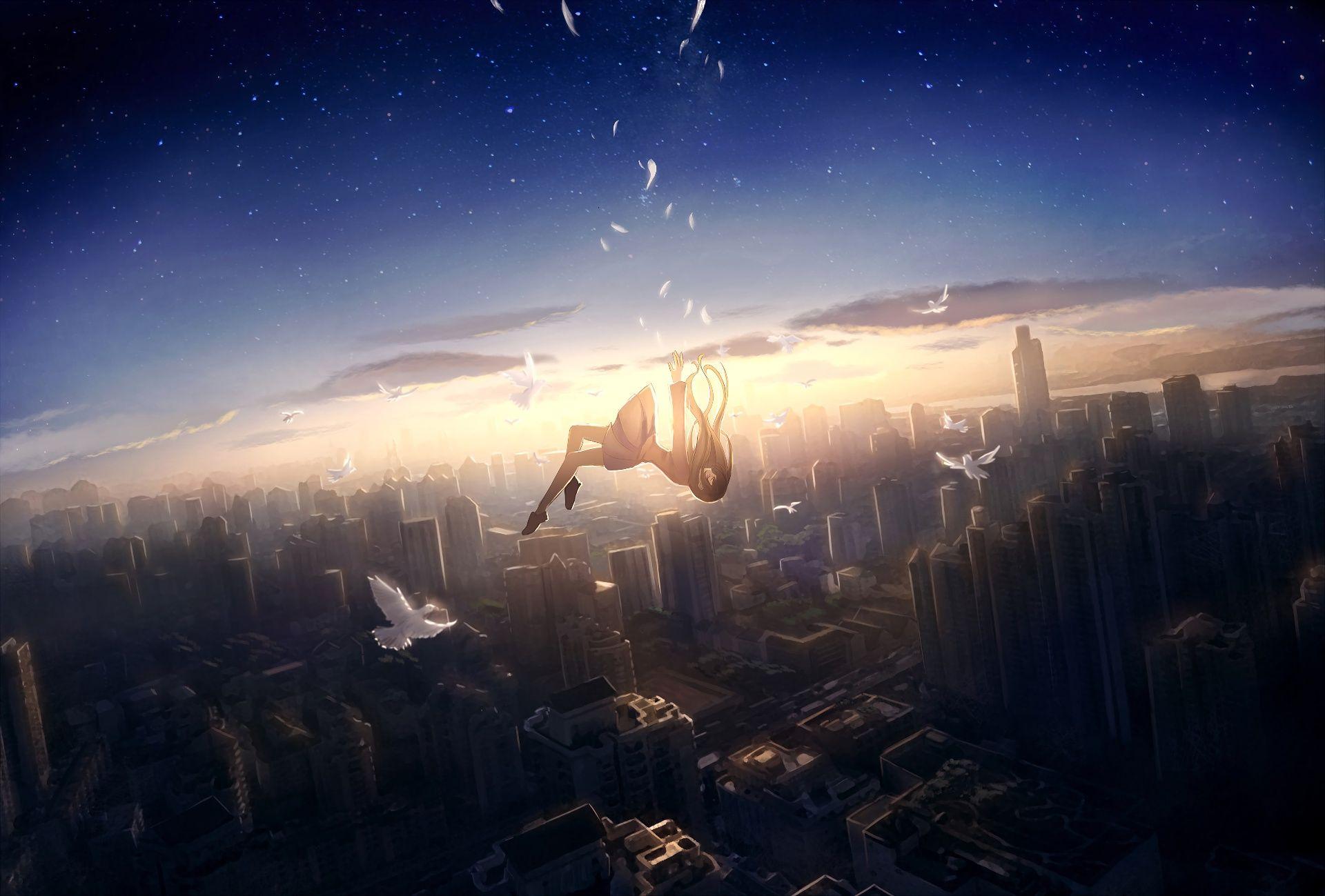Falling Sky Wallpapers - Top Free Falling Sky Backgrounds - WallpaperAccess