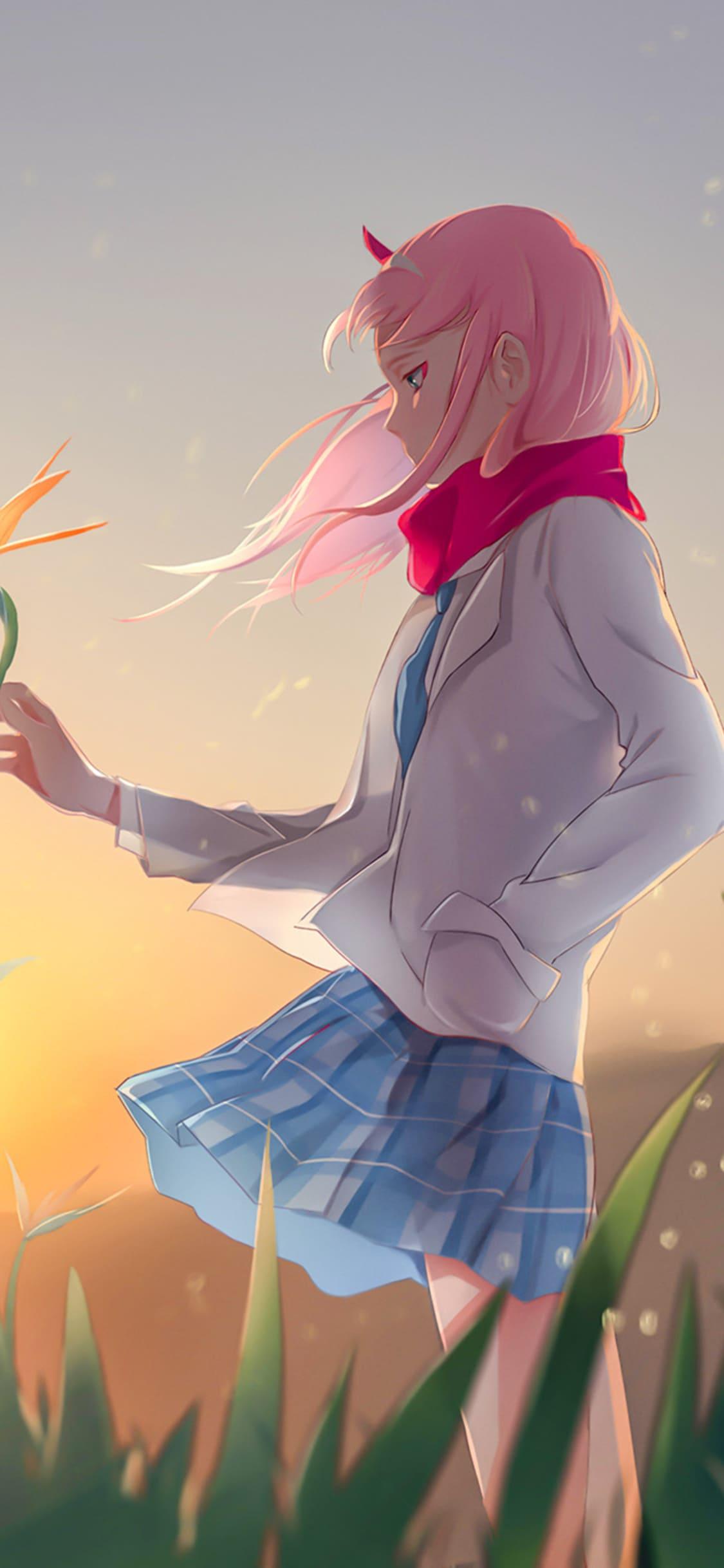 Zero Two iPhone Wallpapers - Top Free Zero Two iPhone Backgrounds ...