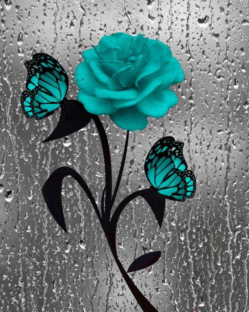 Teal Rose Wallpapers - Top Free Teal Rose Backgrounds - WallpaperAccess