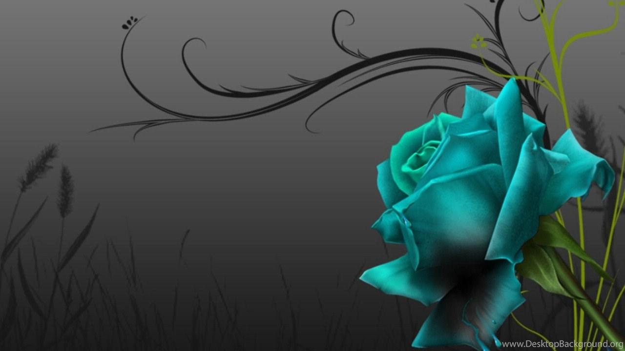 Teal Rose Wallpapers - Top Free Teal Rose Backgrounds - WallpaperAccess