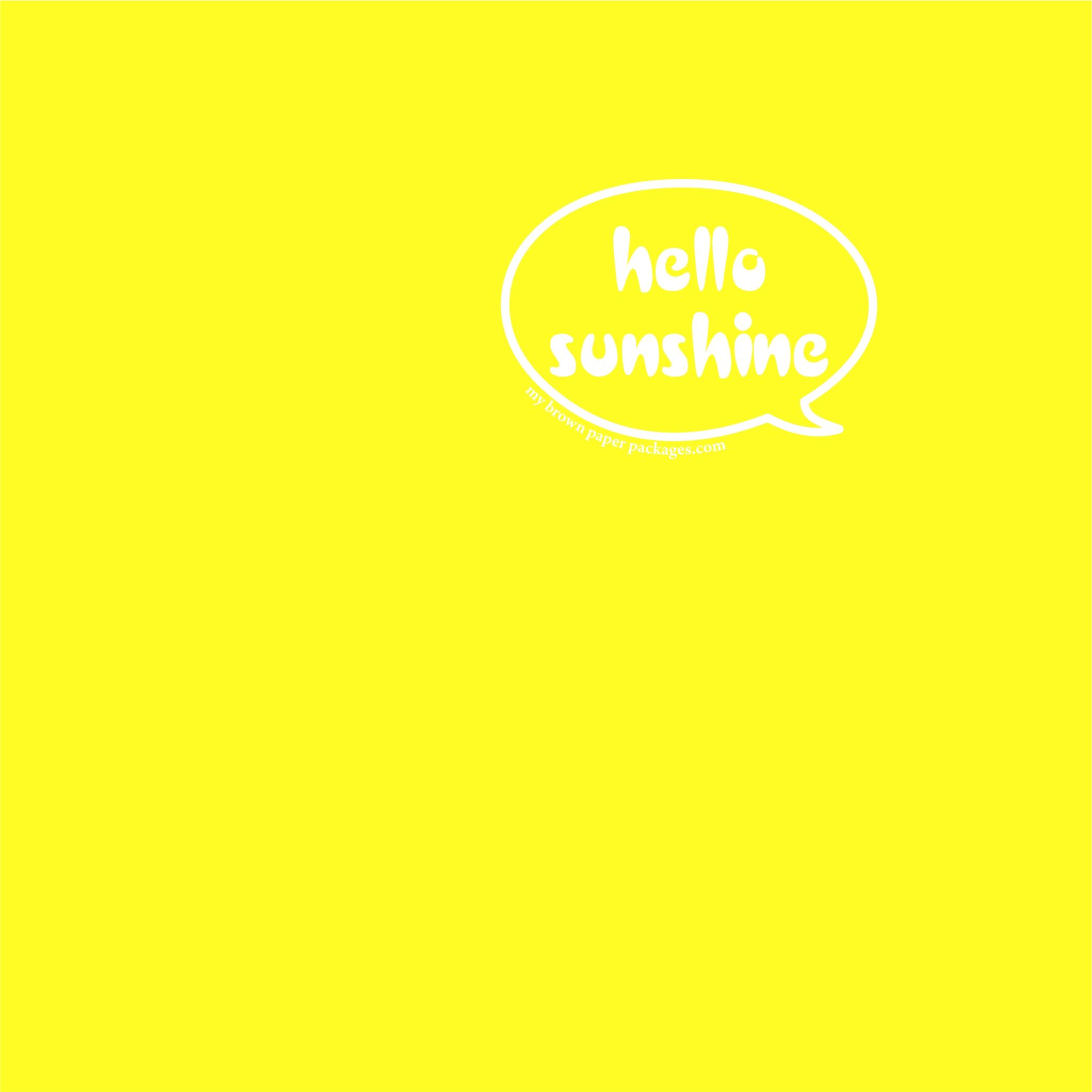 Hello Sunshine Wallpapers - Top Free Hello Sunshine Backgrounds ...