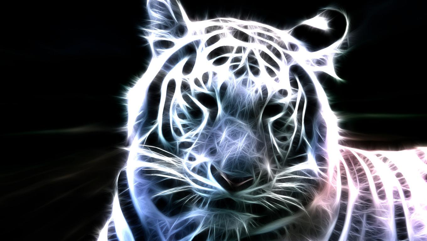 Neon Tiger Wallpapers Top Free Neon Tiger Backgrounds Wallpaperaccess