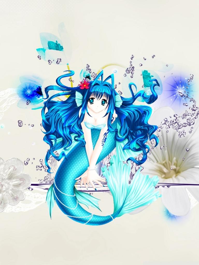 Anime Mermaid Girl Wallpapers - Top Free Anime Mermaid Girl Backgrounds ...