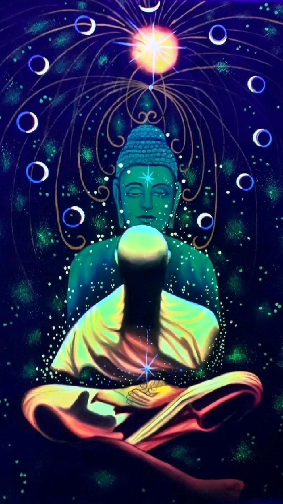 Neon Buddha Wallpapers - Top Free Neon Buddha Backgrounds - WallpaperAccess