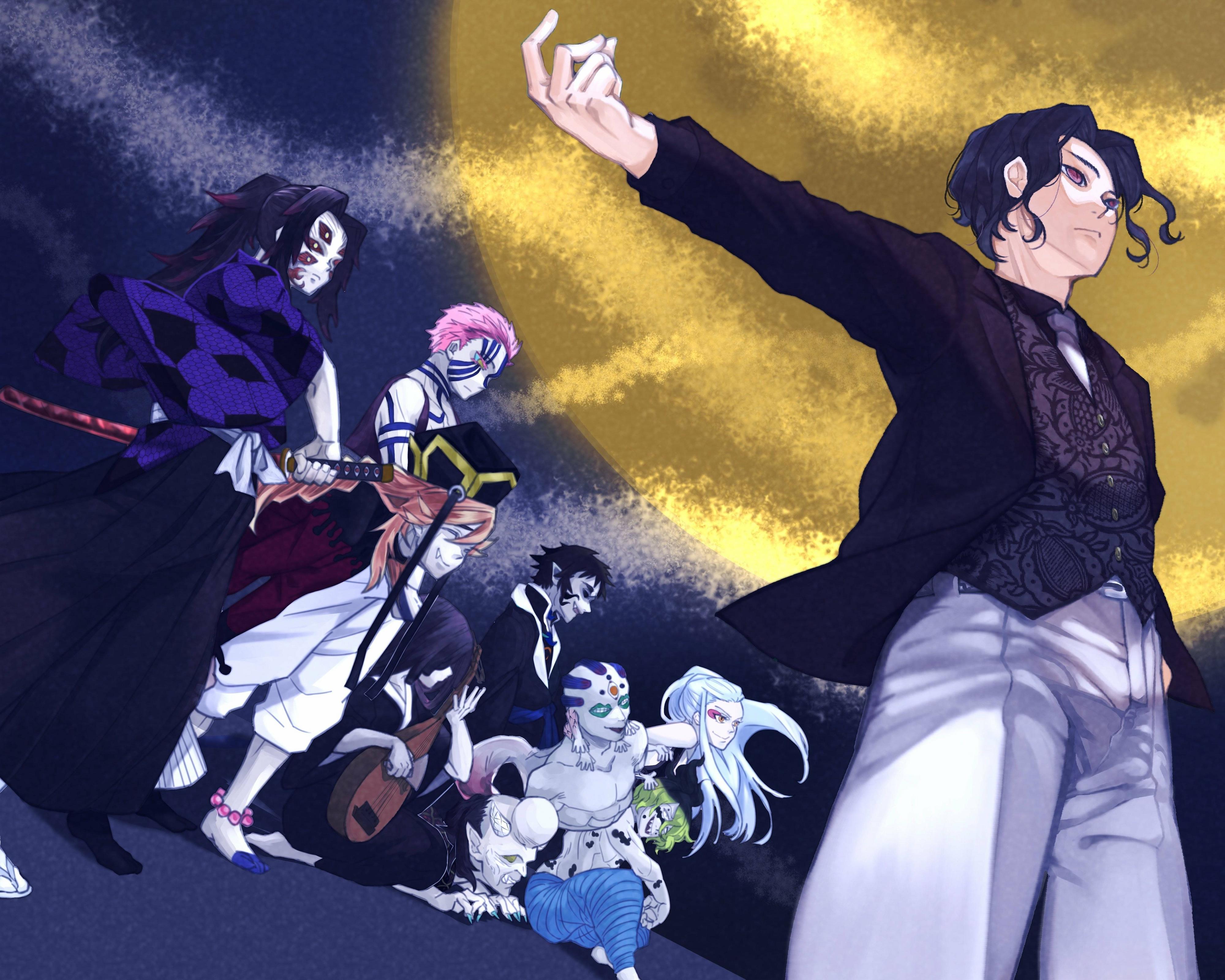 Daki Demon Slayer Wallpapers - Top Free Daki Demon Slayer Backgrounds - WallpaperAccess