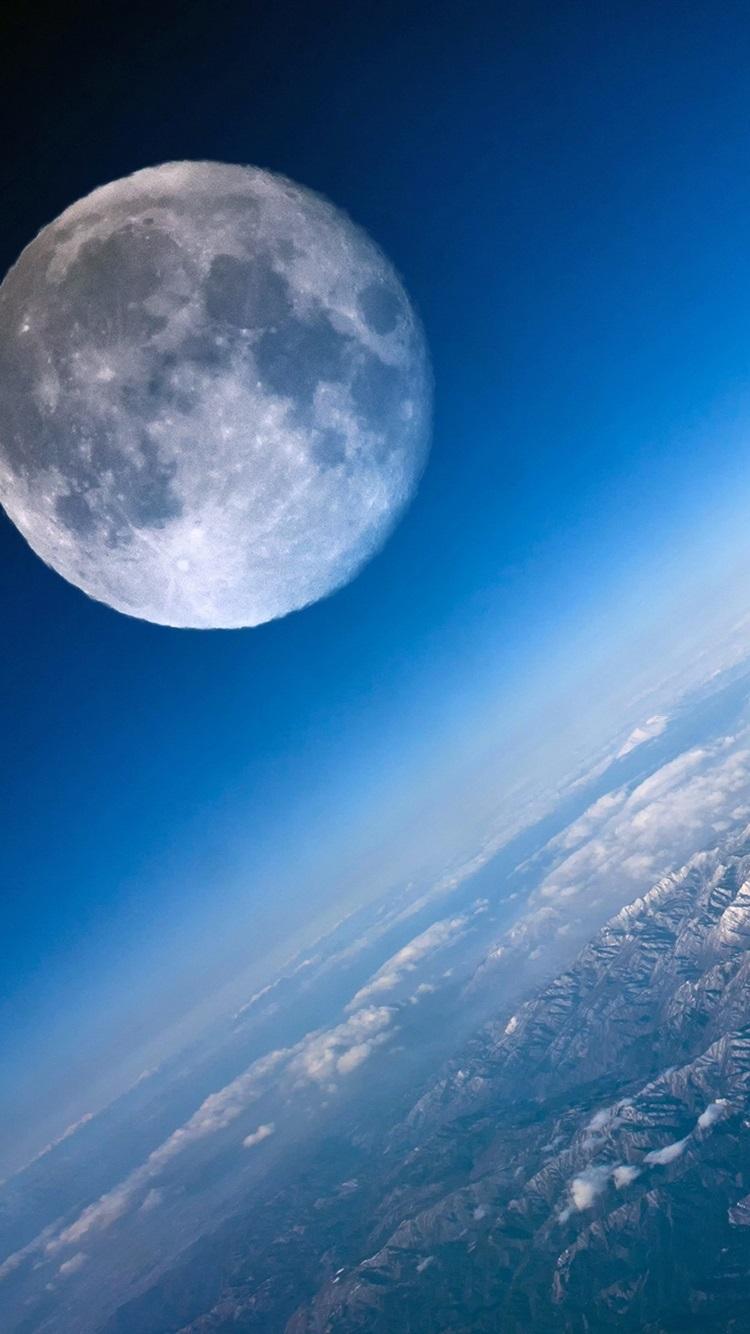 Earth and Moon iPhone Wallpapers - Top Free Earth and Moon iPhone ...