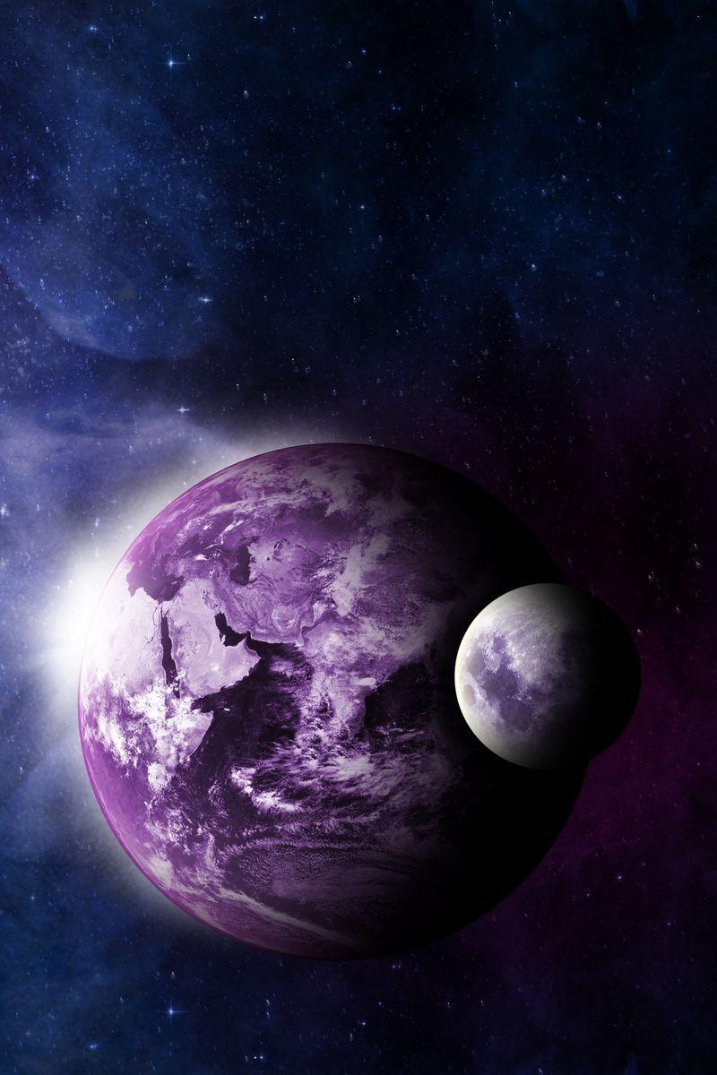 Earth and Moon iPhone Wallpapers - Top Free Earth and Moon iPhone ...