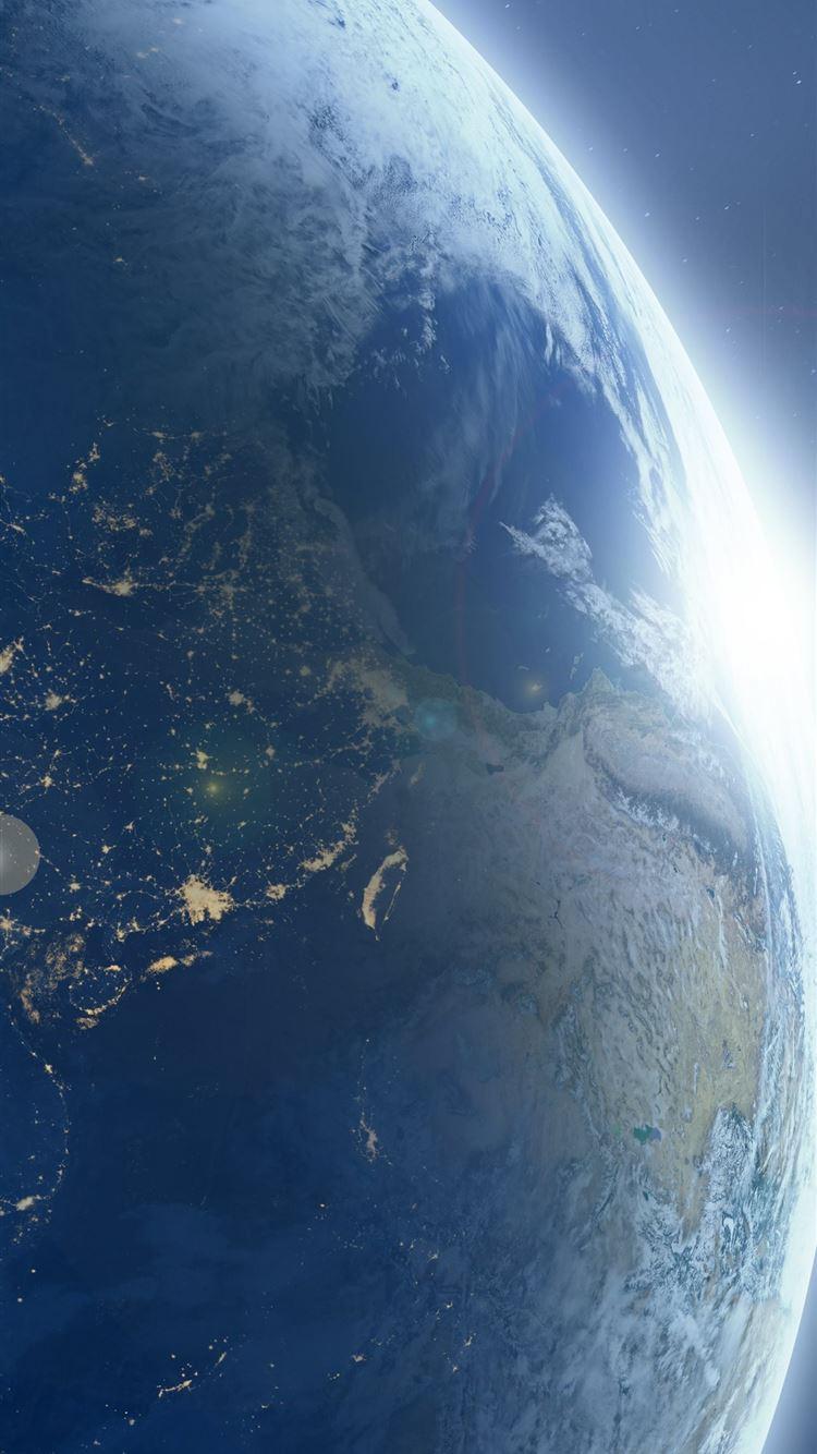 Earth and Moon iPhone Wallpapers - Top Free Earth and Moon iPhone ...
