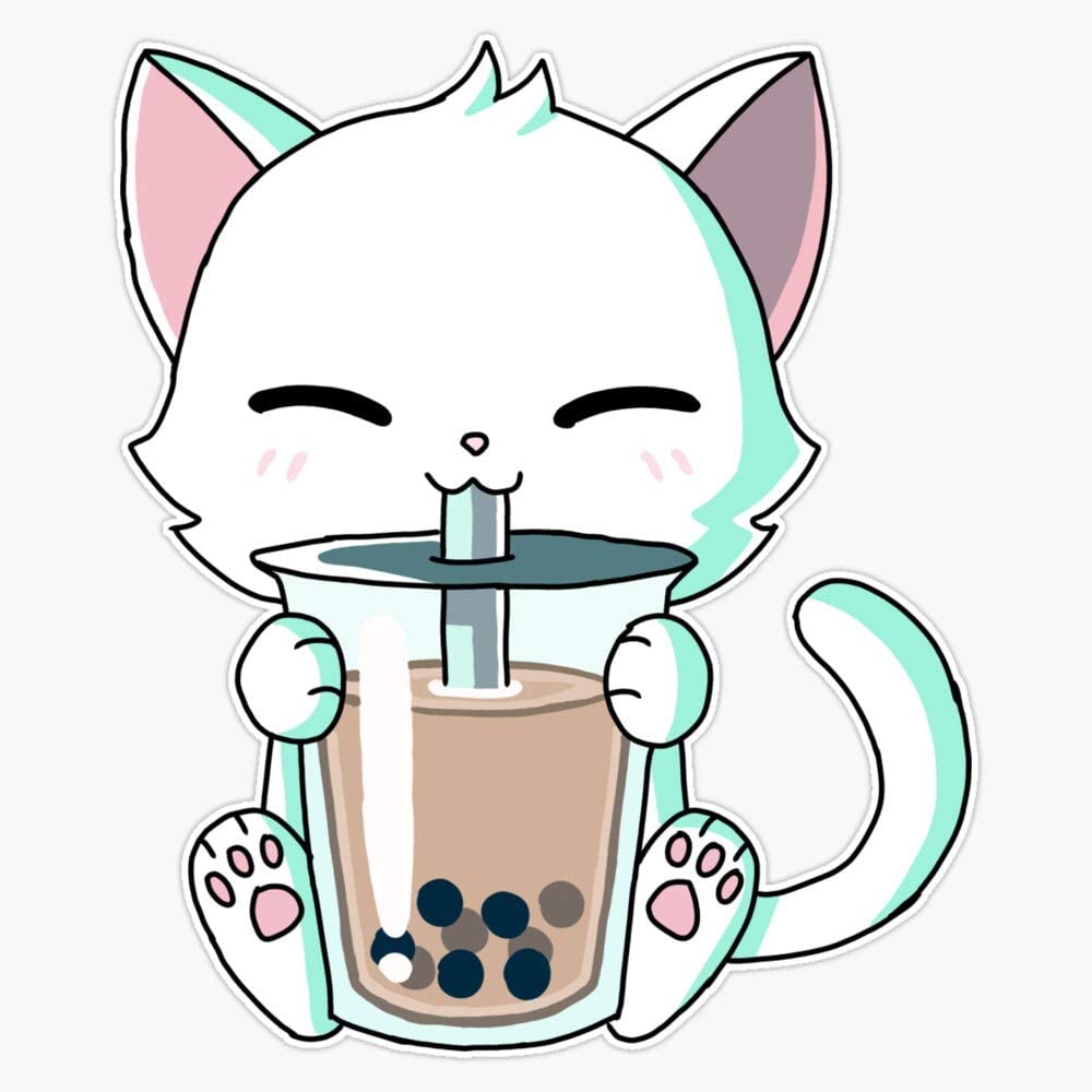 Boba Cat Wallpapers - Top Free Boba Cat Backgrounds - WallpaperAccess