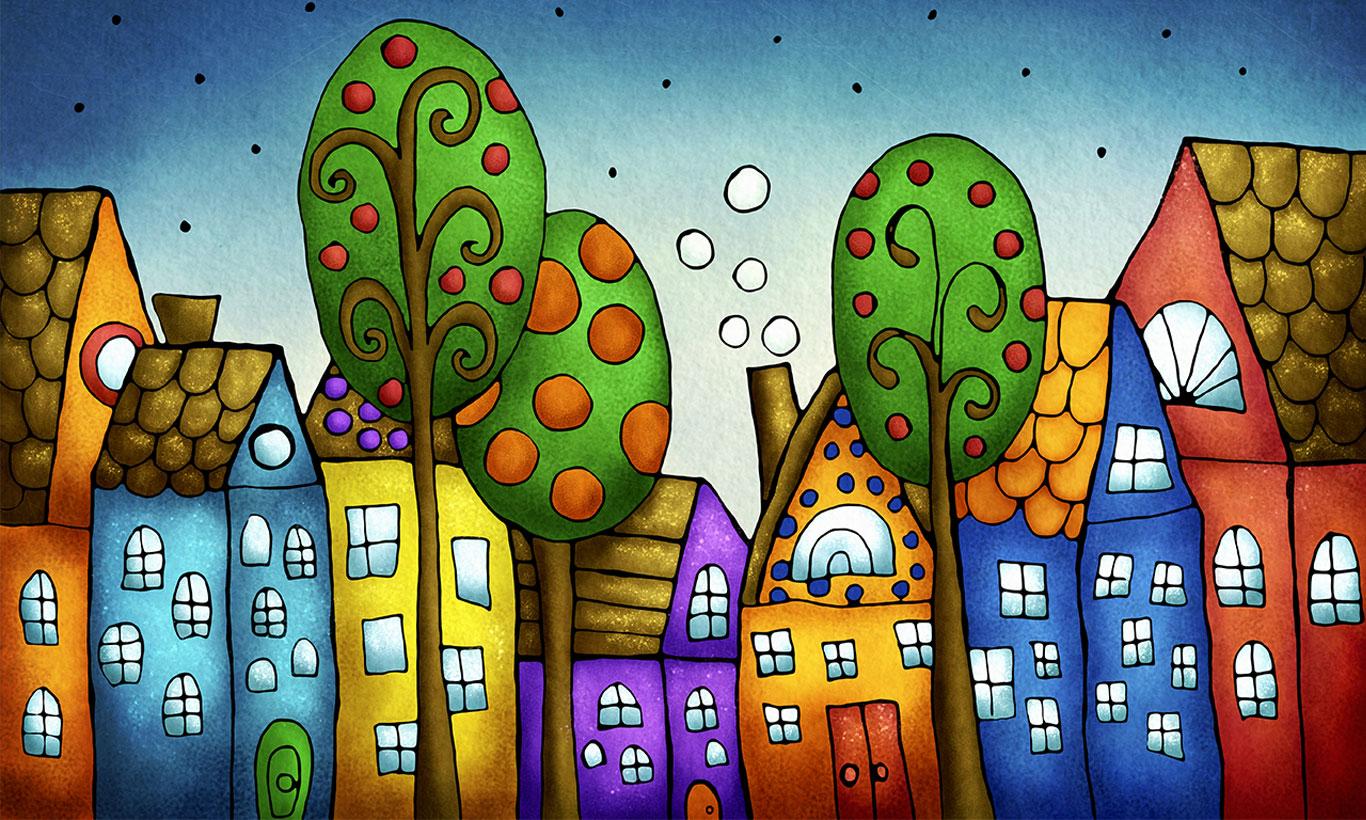 Cartoon Town Wallpapers - Top Free Cartoon Town Backgrounds ...