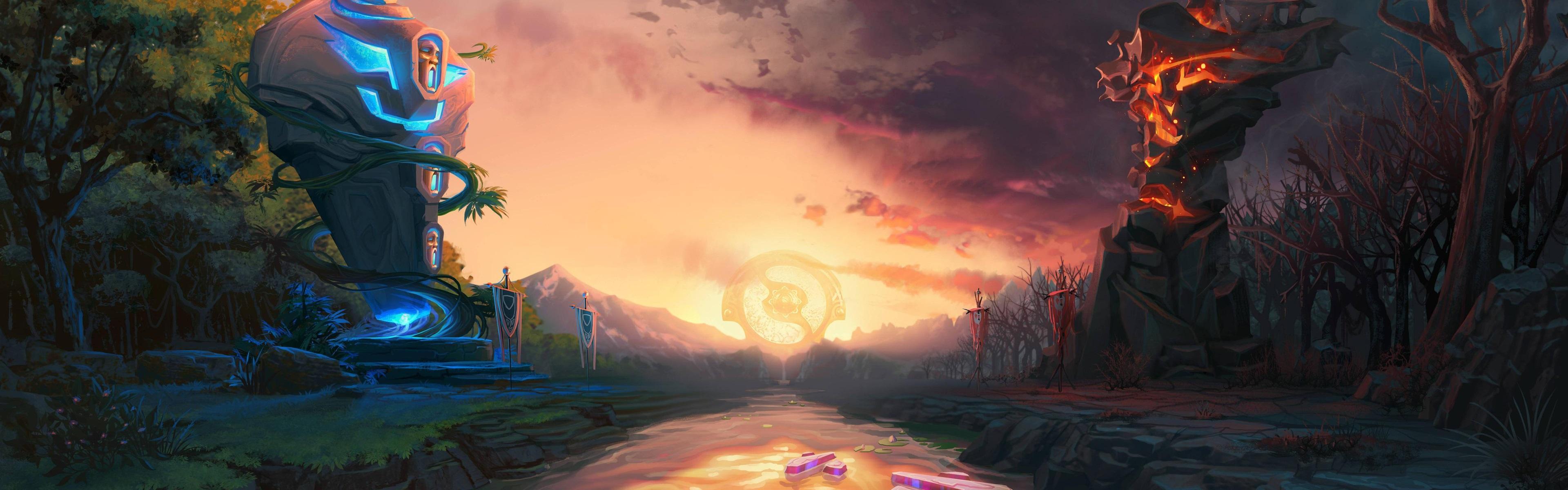 Dota 2 Dual Monitor Wallpapers - Top Free Dota 2 Dual Monitor Backgrounds - WallpaperAccess