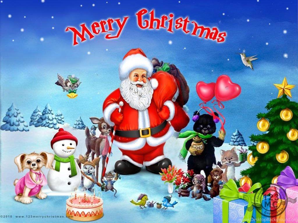 Santa Desktop Wallpapers - Top Free Santa Desktop Backgrounds ...