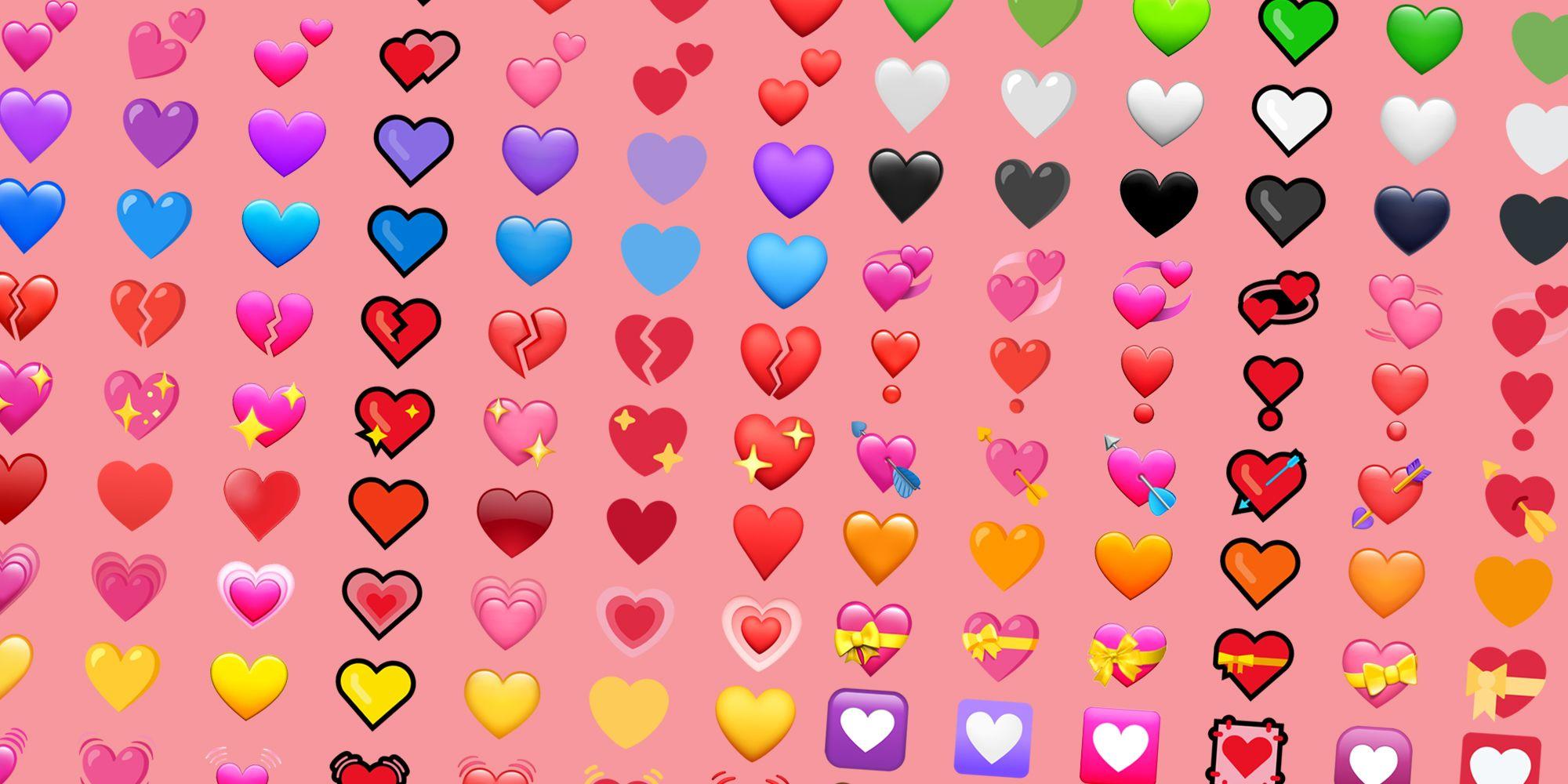 Heart Emoji Wallpapers - Top Free Heart Emoji Backgrounds - WallpaperAccess