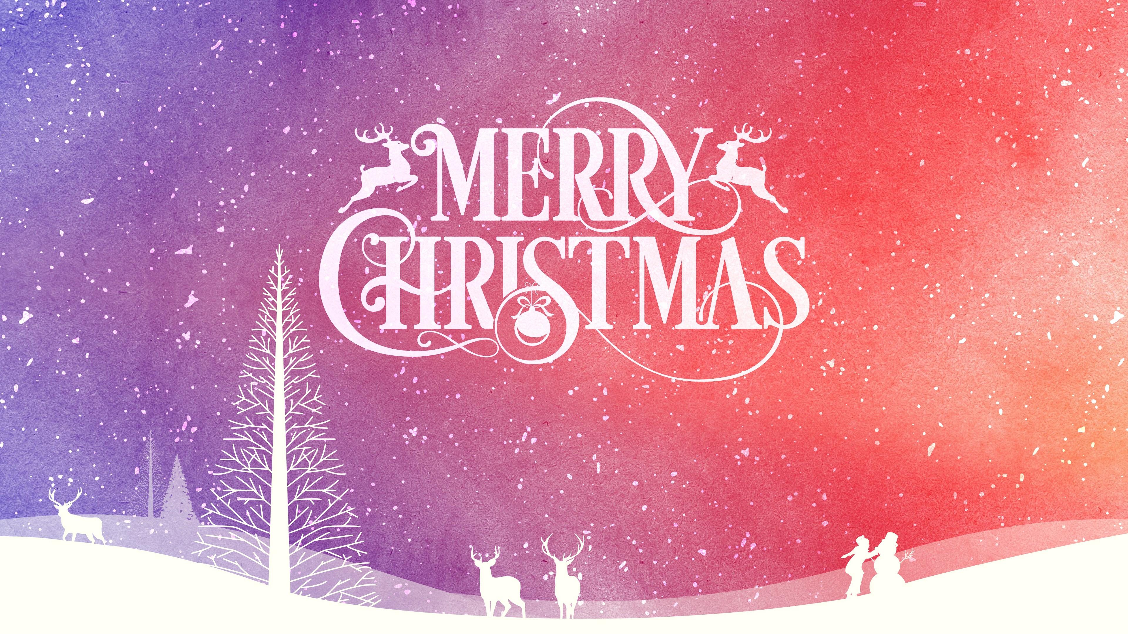 Merry Christmas 4K Wallpapers - Top Free Merry Christmas 4K Backgrounds - WallpaperAccess