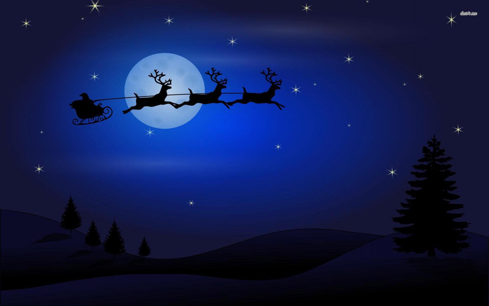Starry Christmas Night Sky Wallpapers - Top Free Starry Christmas Night ...