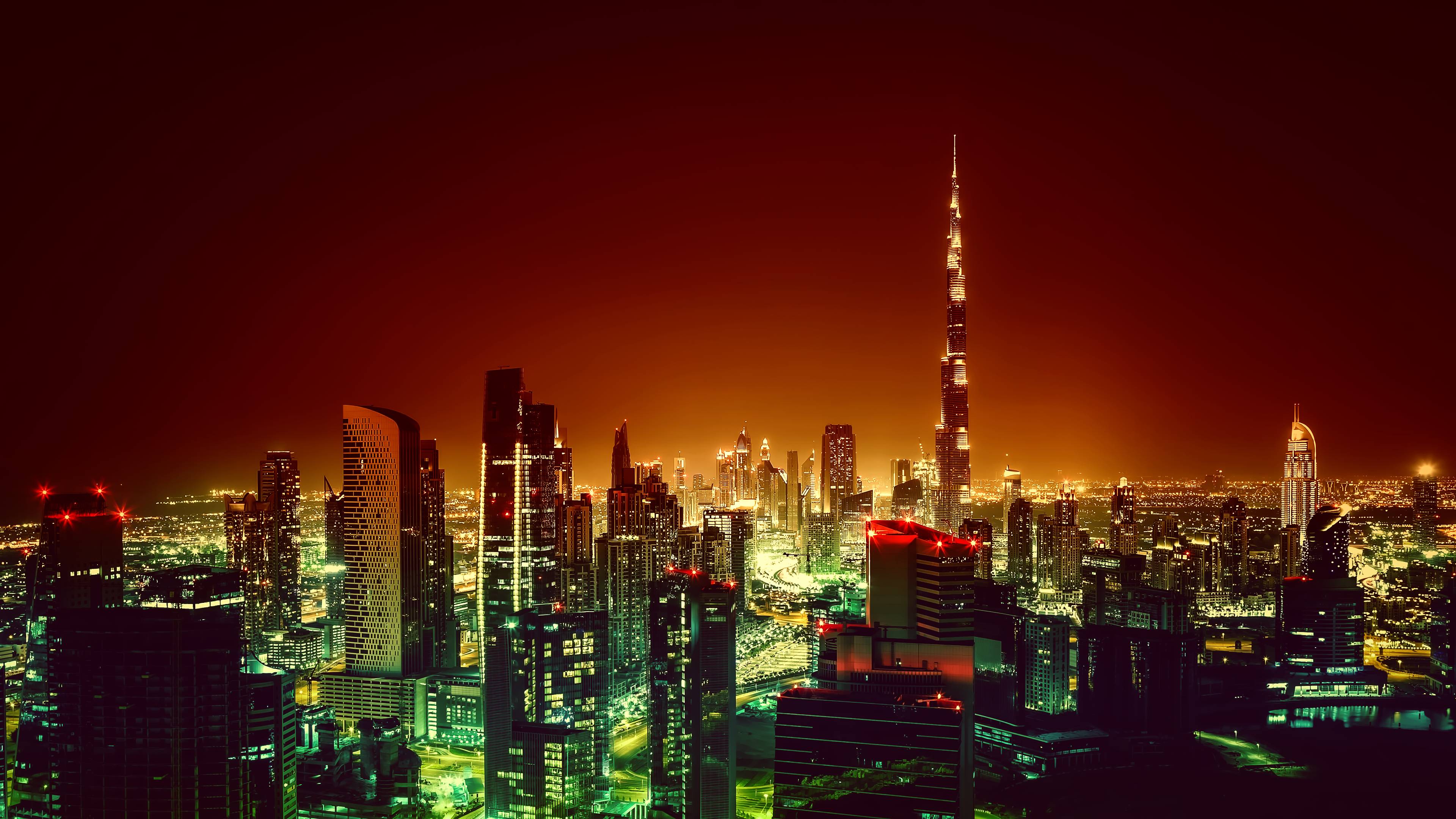 Dubai Night 4K Wallpapers - Top Free Dubai Night 4K Backgrounds ...
