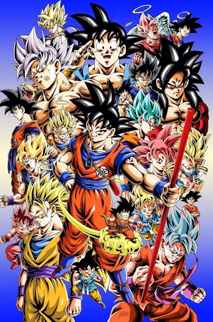 Goku Transformation Wallpapers - Top Free Goku Transformation ...
