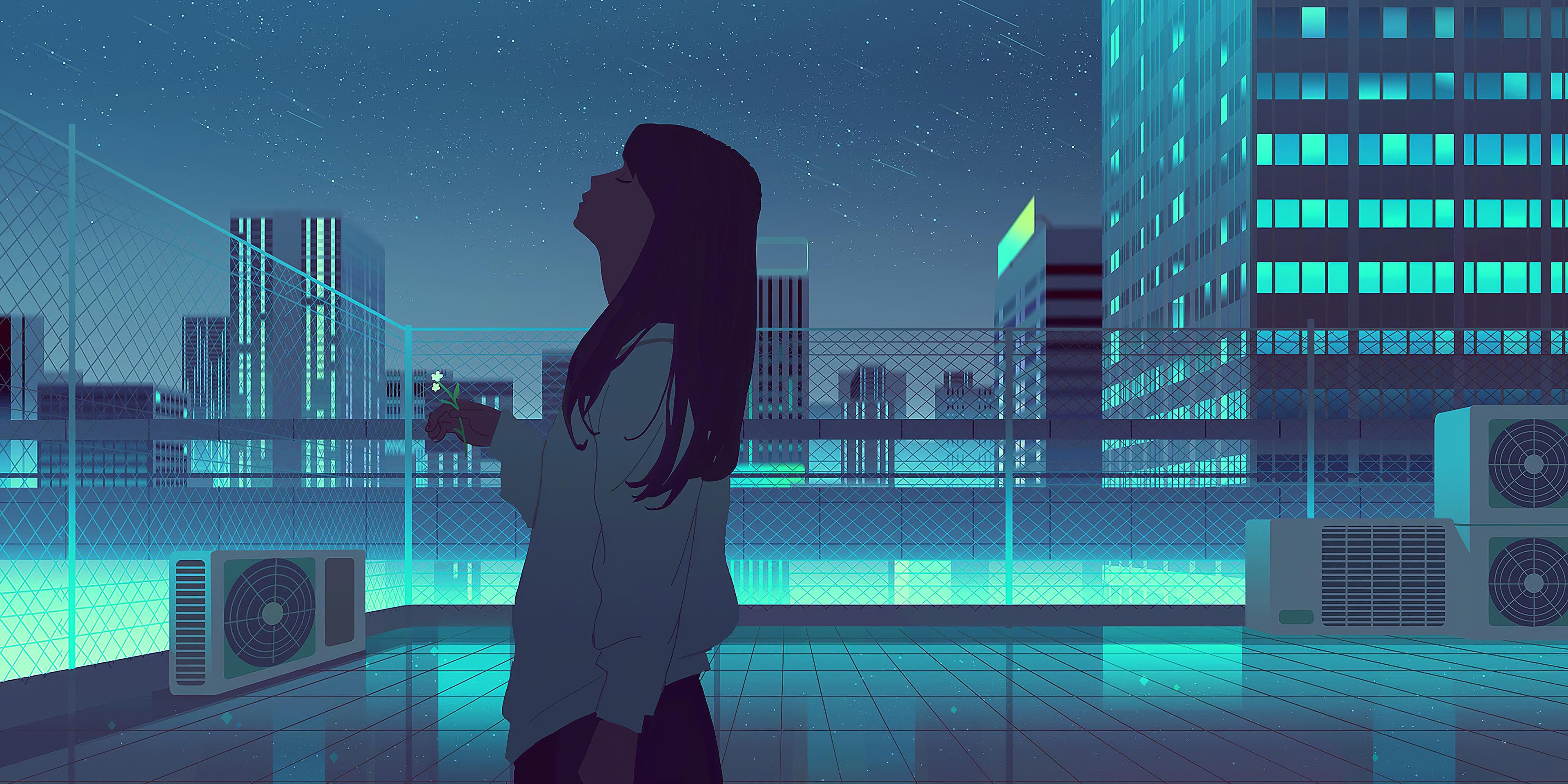 Lofi Moon Wallpapers - Top Free Lofi Moon Backgrounds - WallpaperAccess