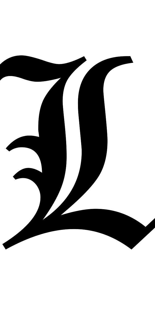 Death Note L Logo Wallpapers - Top Free Death Note L Logo Backgrounds ...