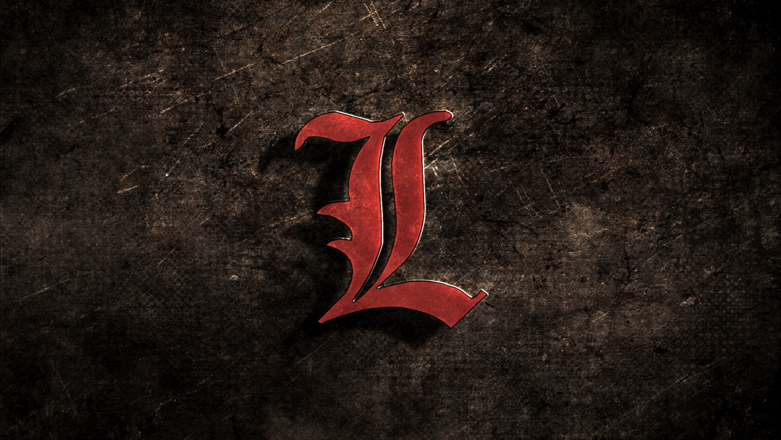 Death Note L Logo Wallpapers - Top Free Death Note L Logo Backgrounds ...