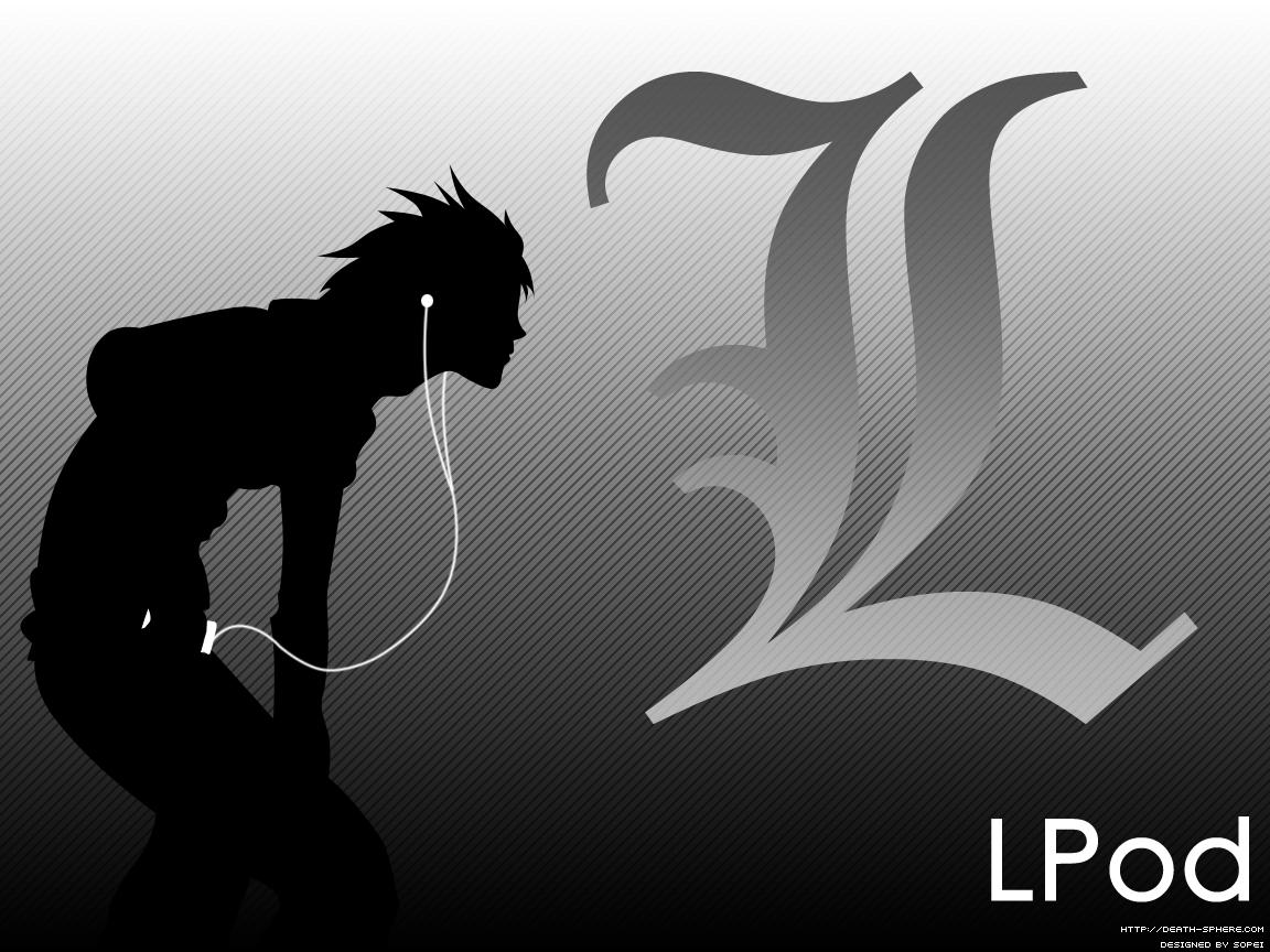 Death Note L Logo Wallpapers - Top Free Death Note L Logo Backgrounds - WallpaperAccess
