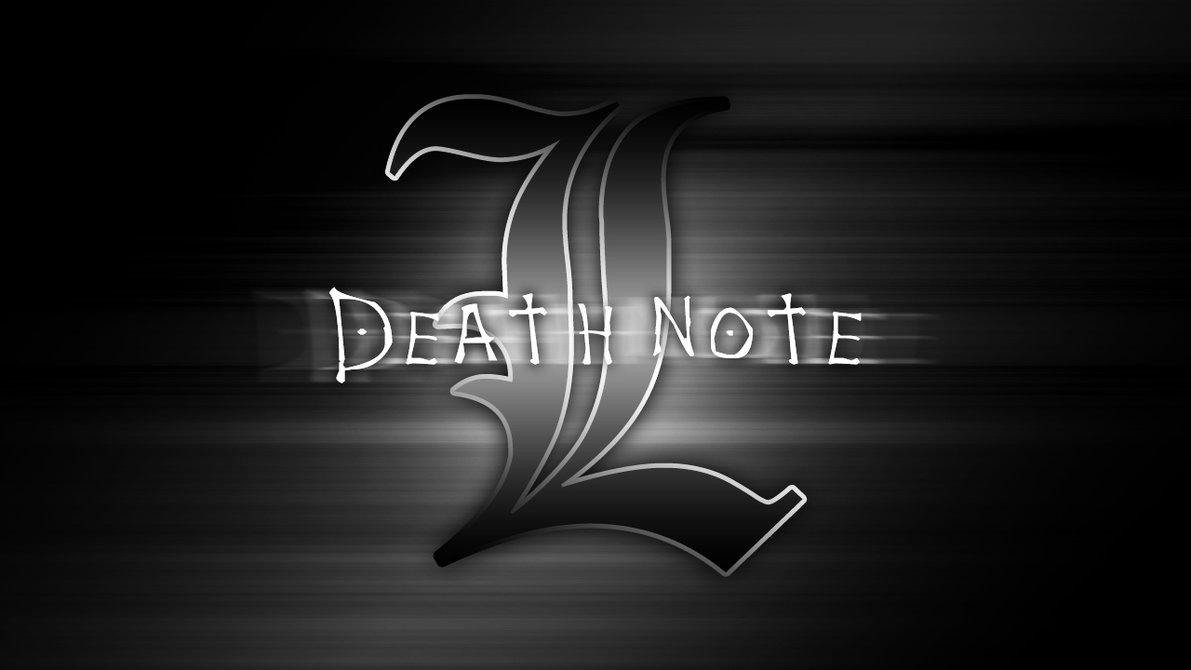 Death Note L Logo Wallpapers - Top Free Death Note L Logo Backgrounds - WallpaperAccess