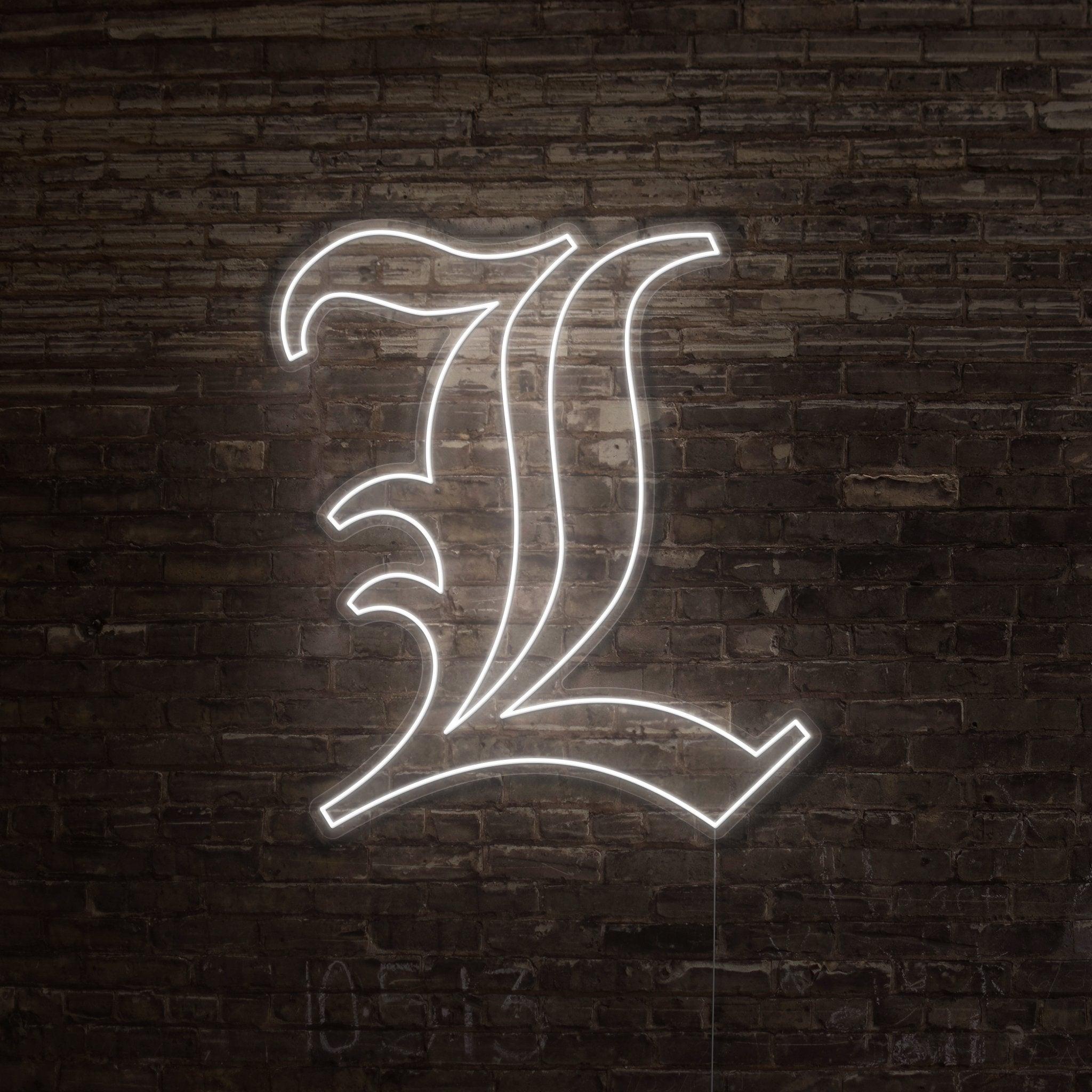 Death Note L Logo Wallpapers - Top Free Death Note L Logo Backgrounds - WallpaperAccess