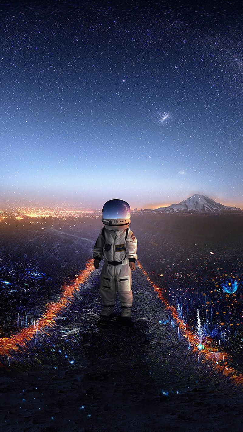 Astronaut iPhone X Wallpapers - Top Free Astronaut iPhone X Backgrounds ...
