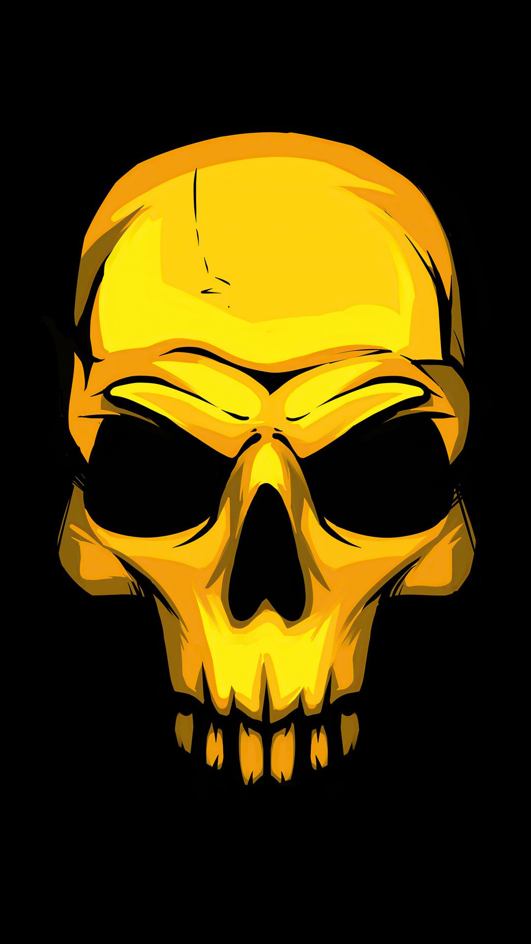 Black and Gold Skull Wallpapers - Top Free Black and Gold Skull ...