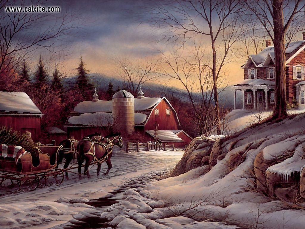 Winter Farm Desktop Wallpapers - Top Free Winter Farm Desktop ...