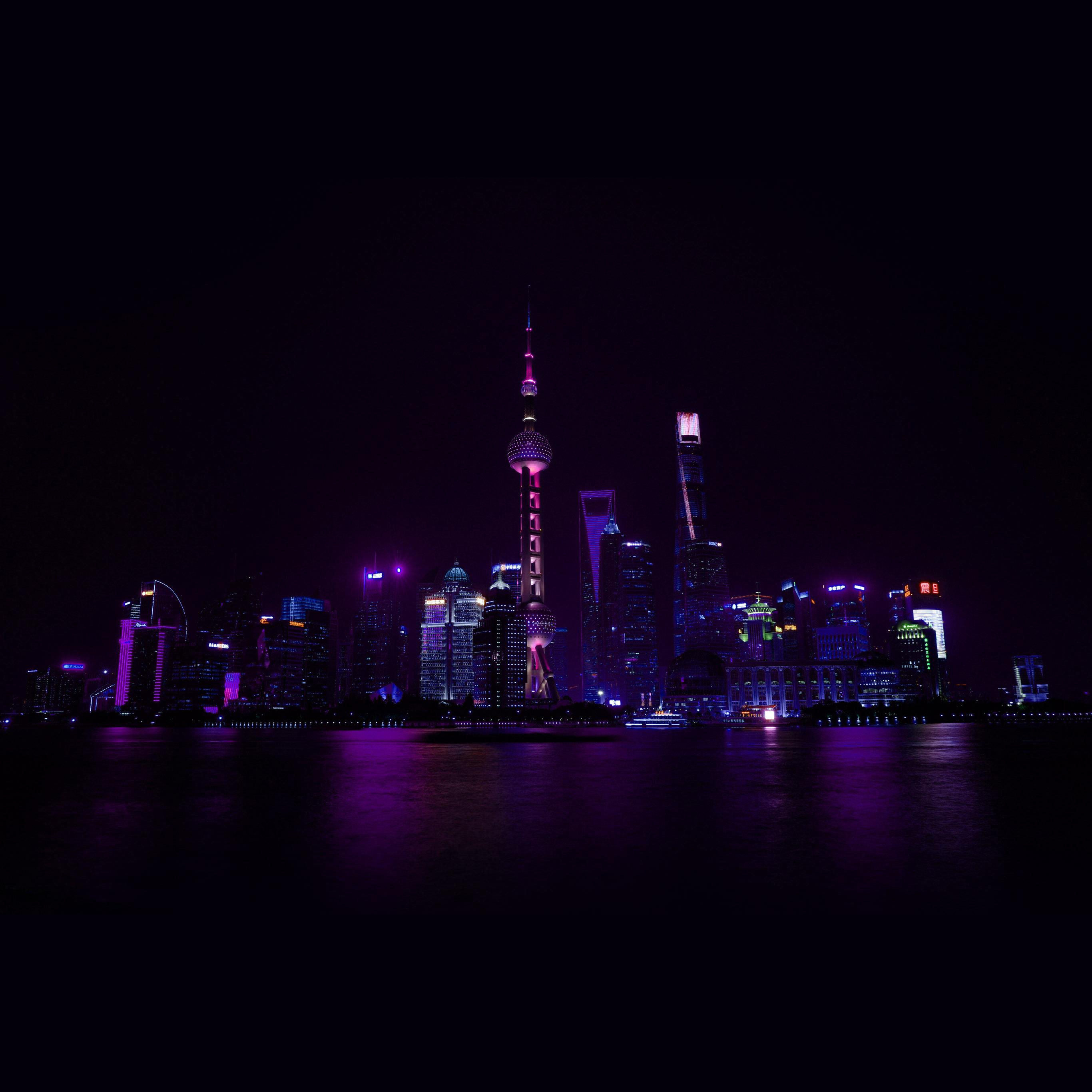 Blue Night City Wallpapers - Top Free Blue Night City Backgrounds ...