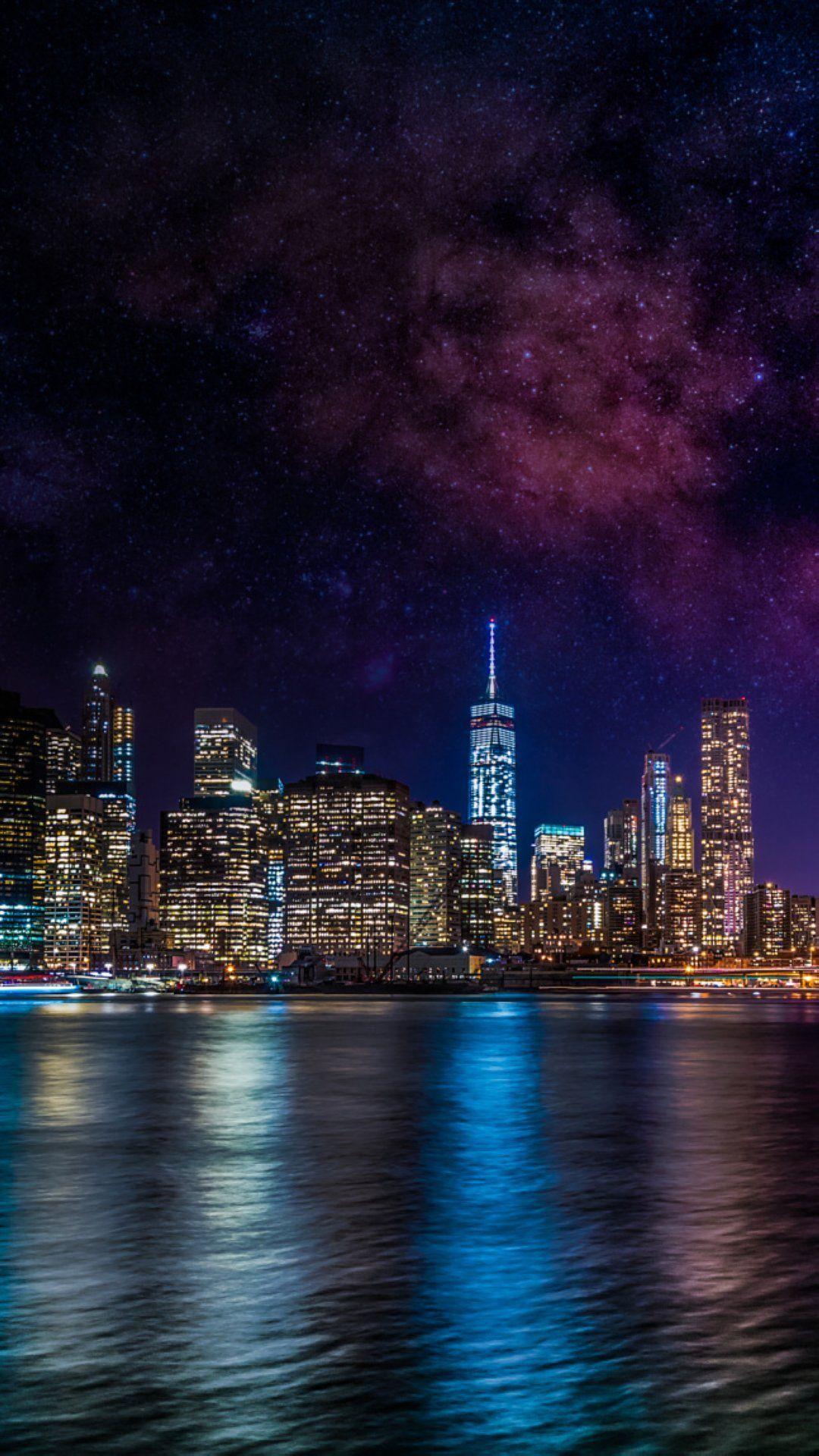 Blue Night City Wallpapers - Top Free Blue Night City Backgrounds ...