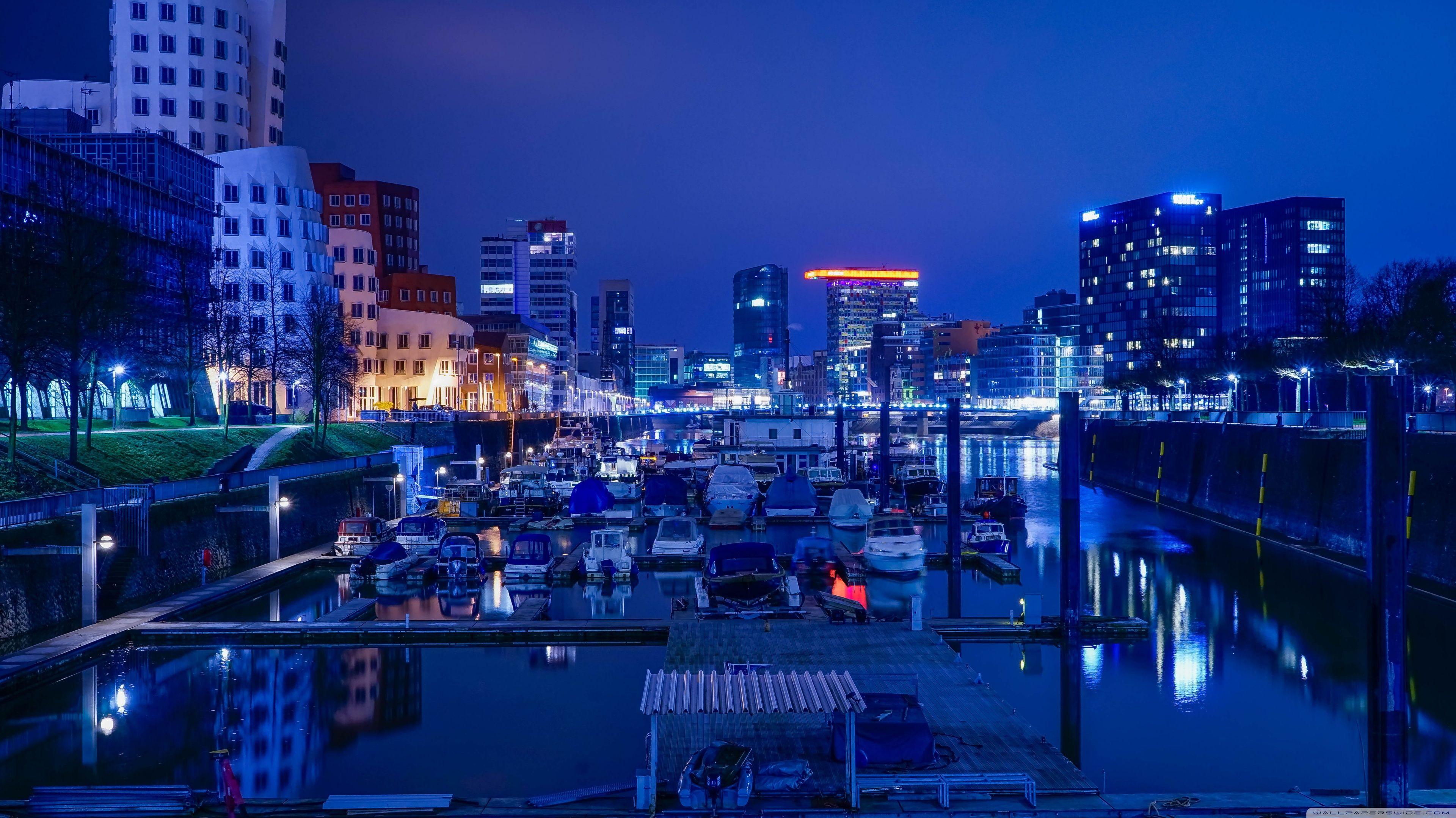 Blue Night City Wallpapers - Top Free Blue Night City Backgrounds ...
