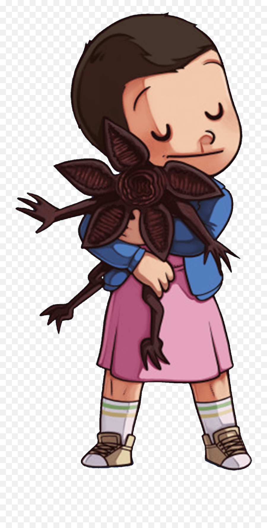 Eleven Stranger Things Cartoon Wallpapers - Top Free Eleven Stranger ...