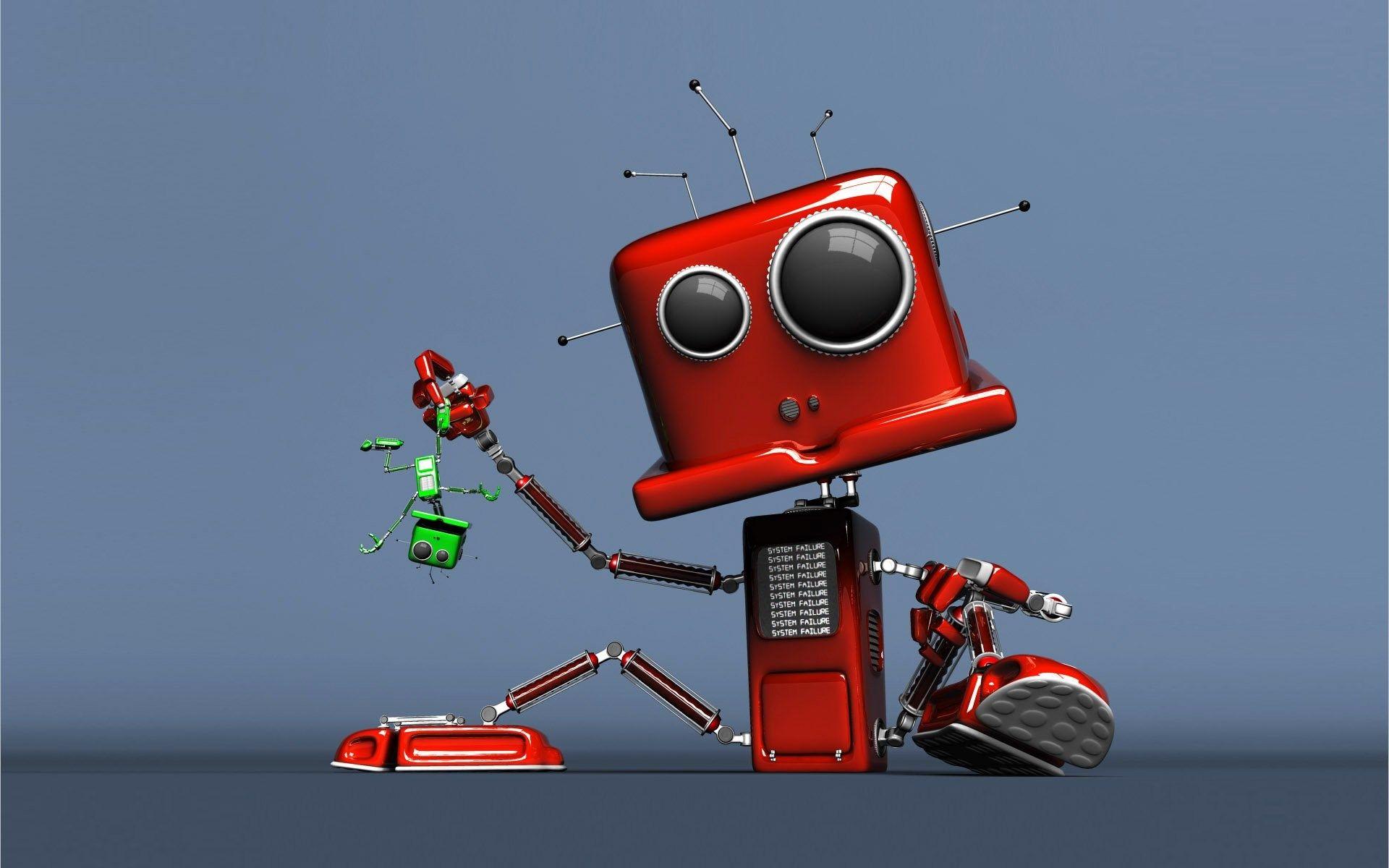 Small Robot Wallpapers - Top Free Small Robot Backgrounds - WallpaperAccess