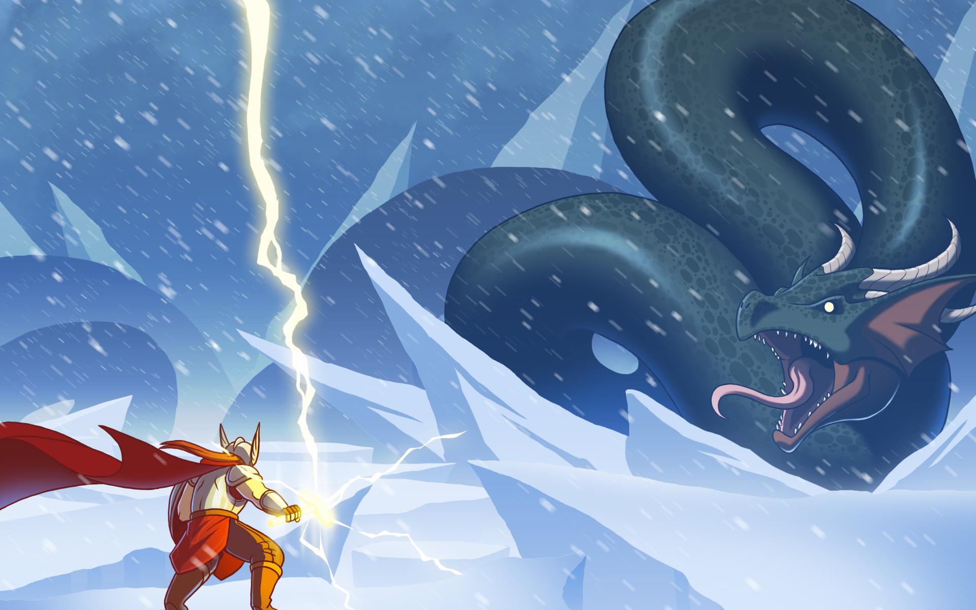 Thunder God Wallpapers - Top Free Thunder God Backgrounds - WallpaperAccess