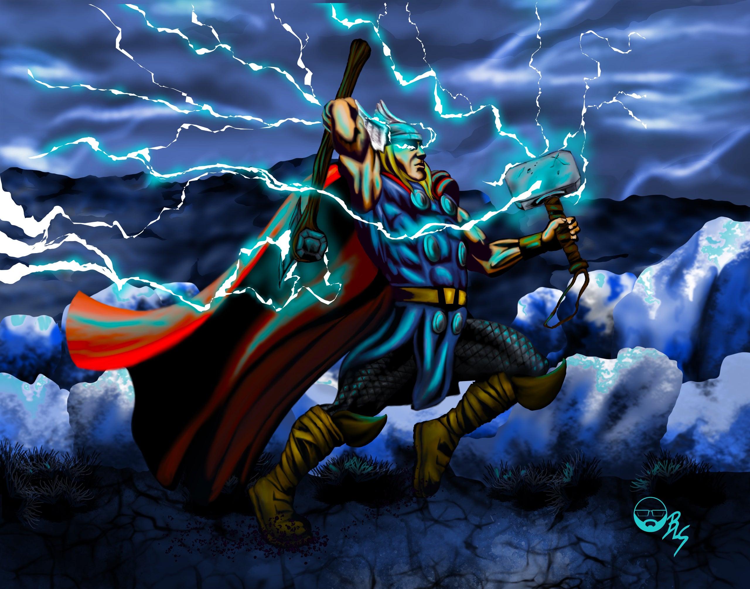 Thunder God Wallpapers - Top Free Thunder God Backgrounds - WallpaperAccess