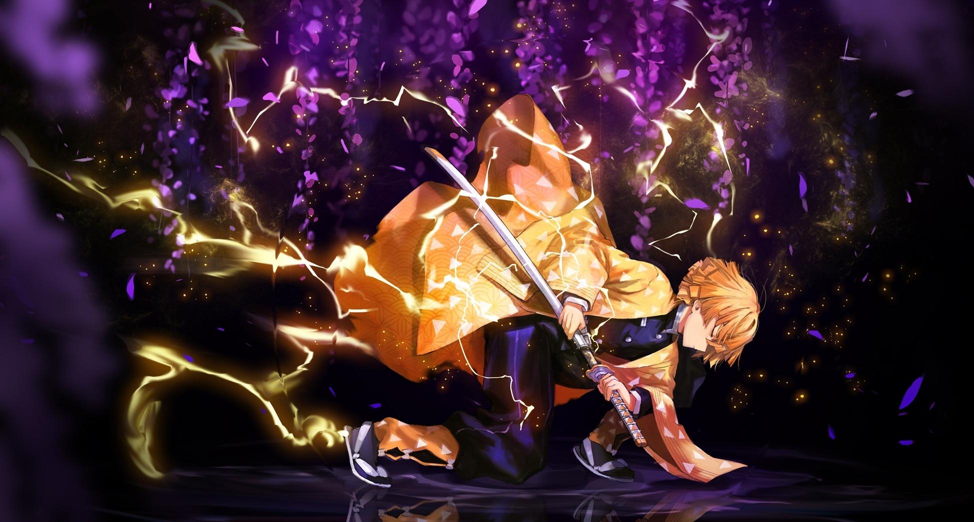 Zenitsu 8k Wallpapers - Top Free Zenitsu 8k Backgrounds - WallpaperAccess