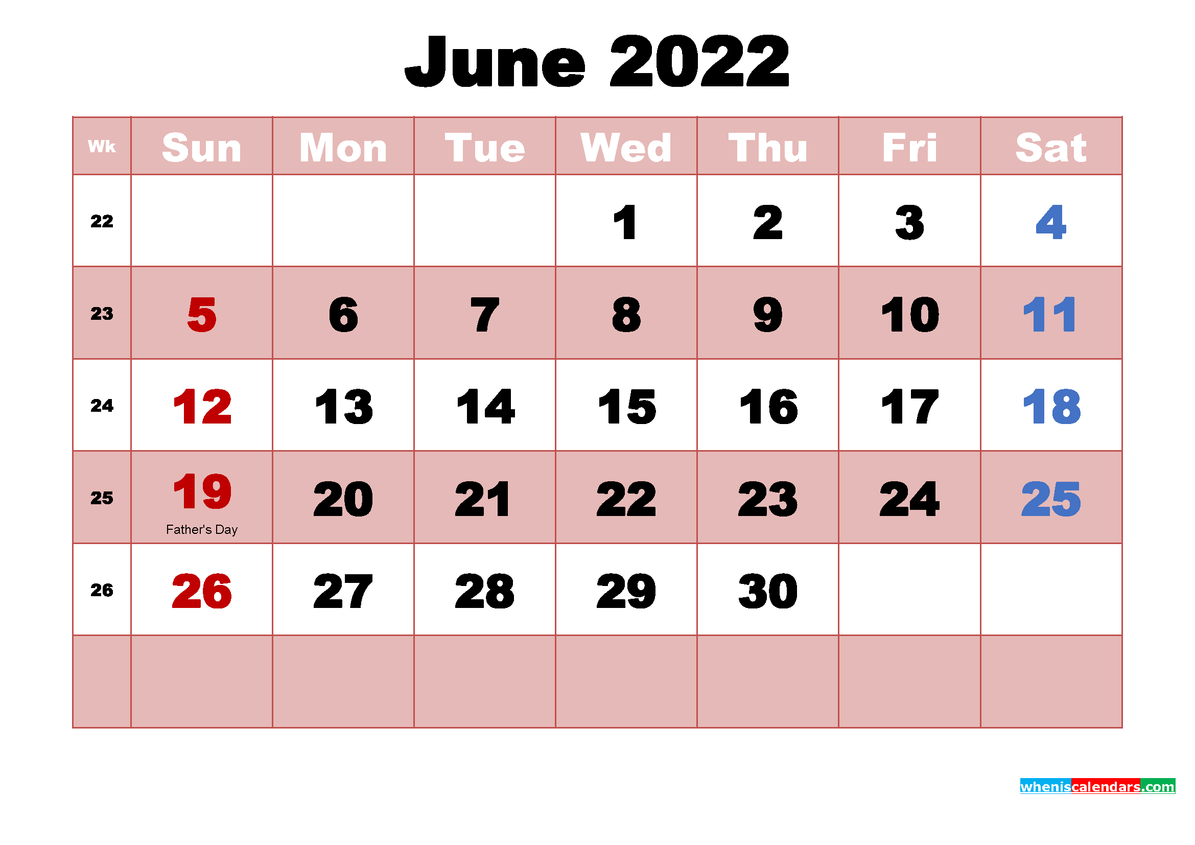 June 2022 Calendar Wallpapers - Top Free June 2022 Calendar Backgrounds ...