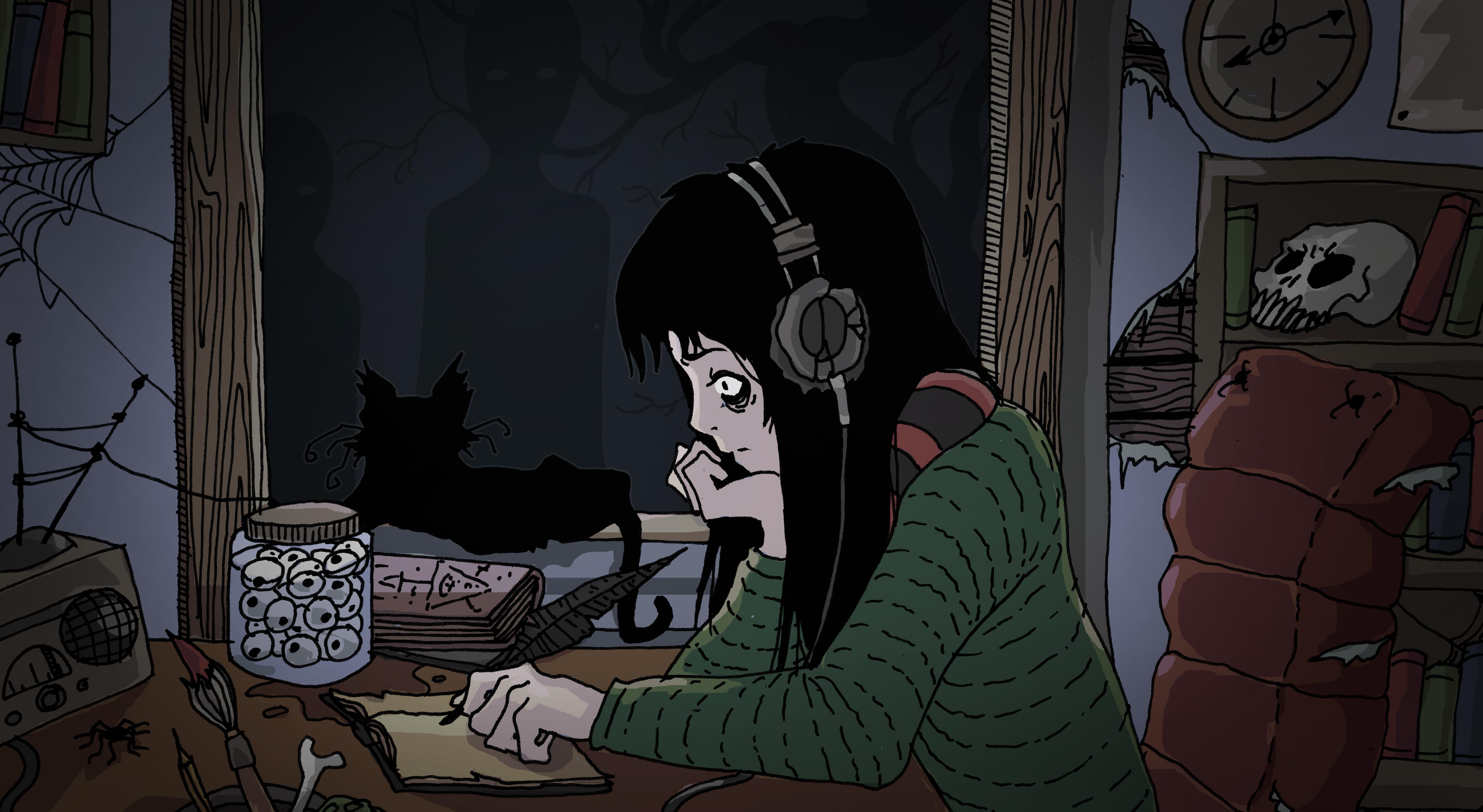 Dark Lofi Wallpapers - Top Free Dark Lofi Backgrounds - WallpaperAccess