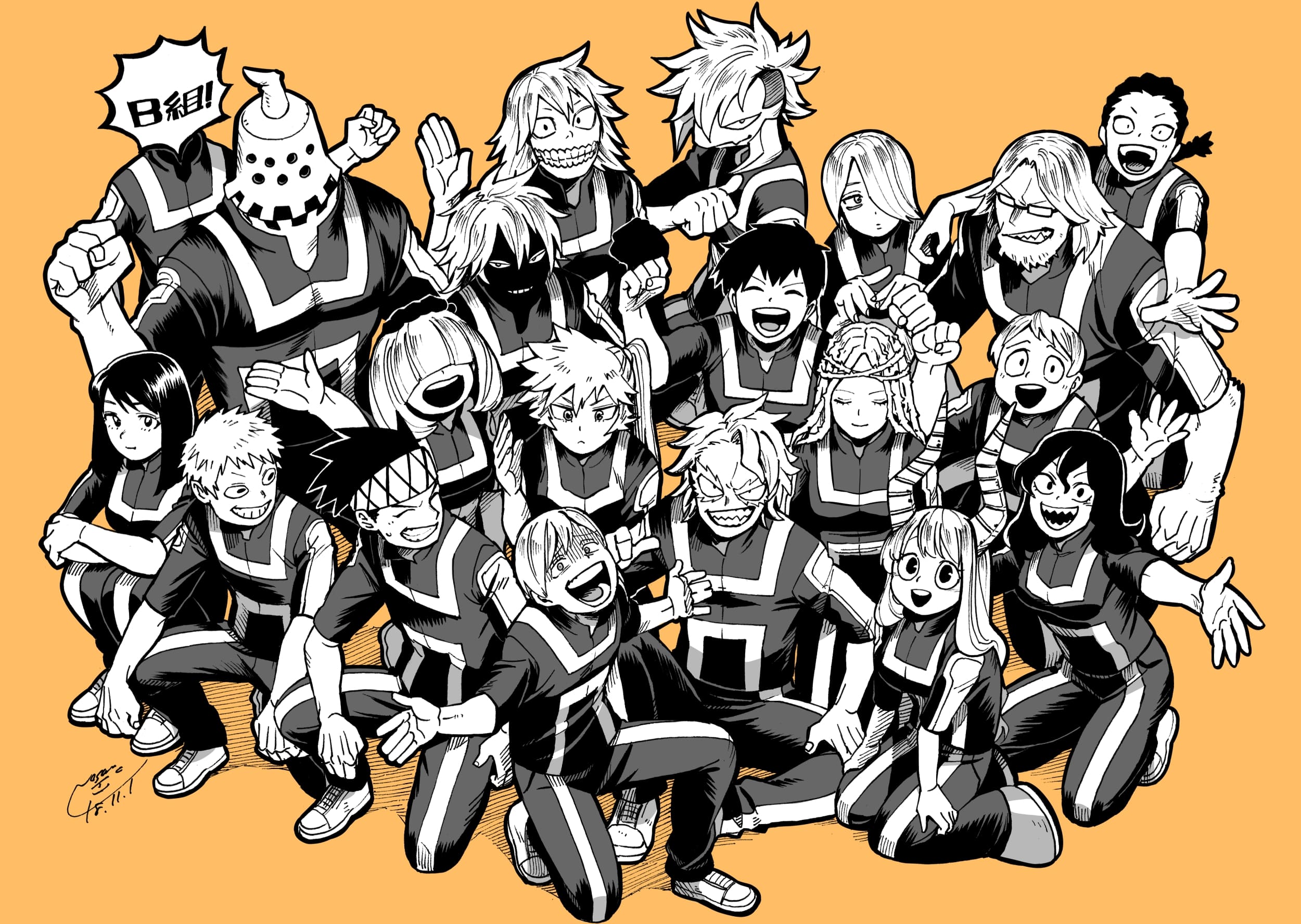 My Hero Academia Black and White Wallpapers - Top Free My Hero Academia ...
