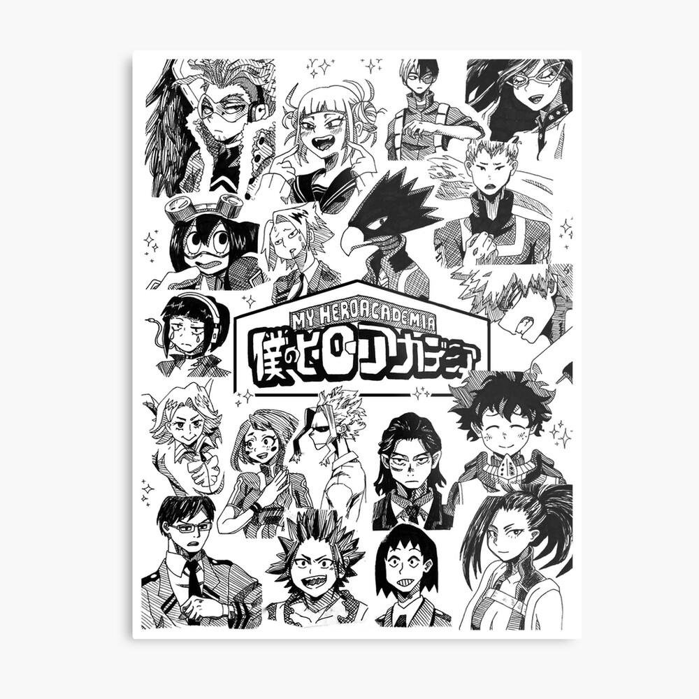 My Hero Academia Black and White Wallpapers - Top Free My Hero Academia ...