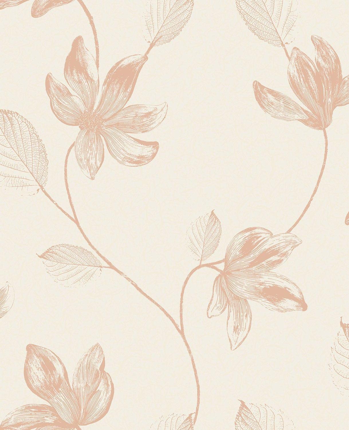 Rose Gold Floral Wallpapers - Top Free Rose Gold Floral Backgrounds ...