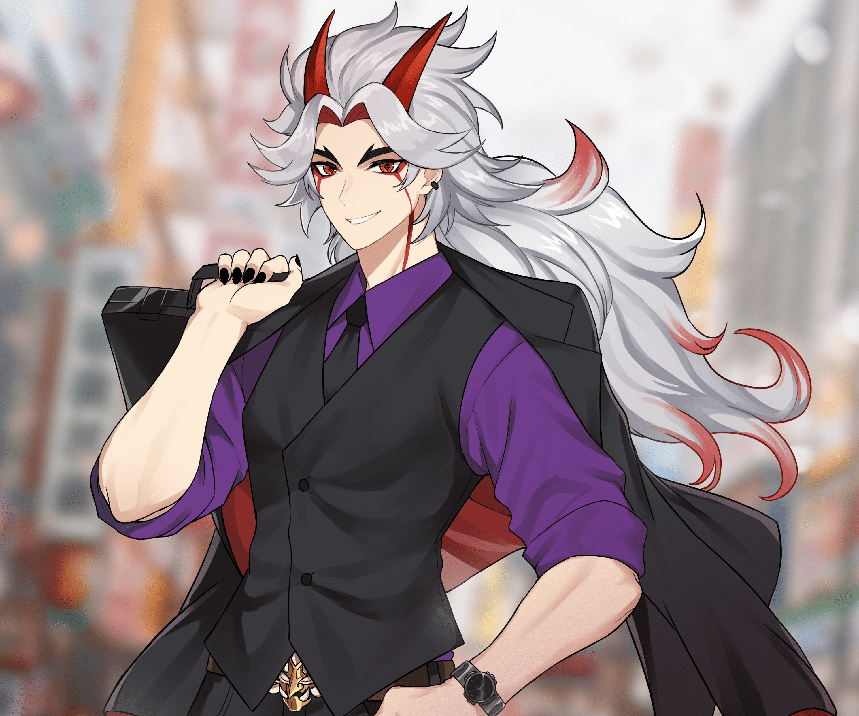 Arataki Itto Wallpapers - Top Free Arataki Itto Backgrounds ...