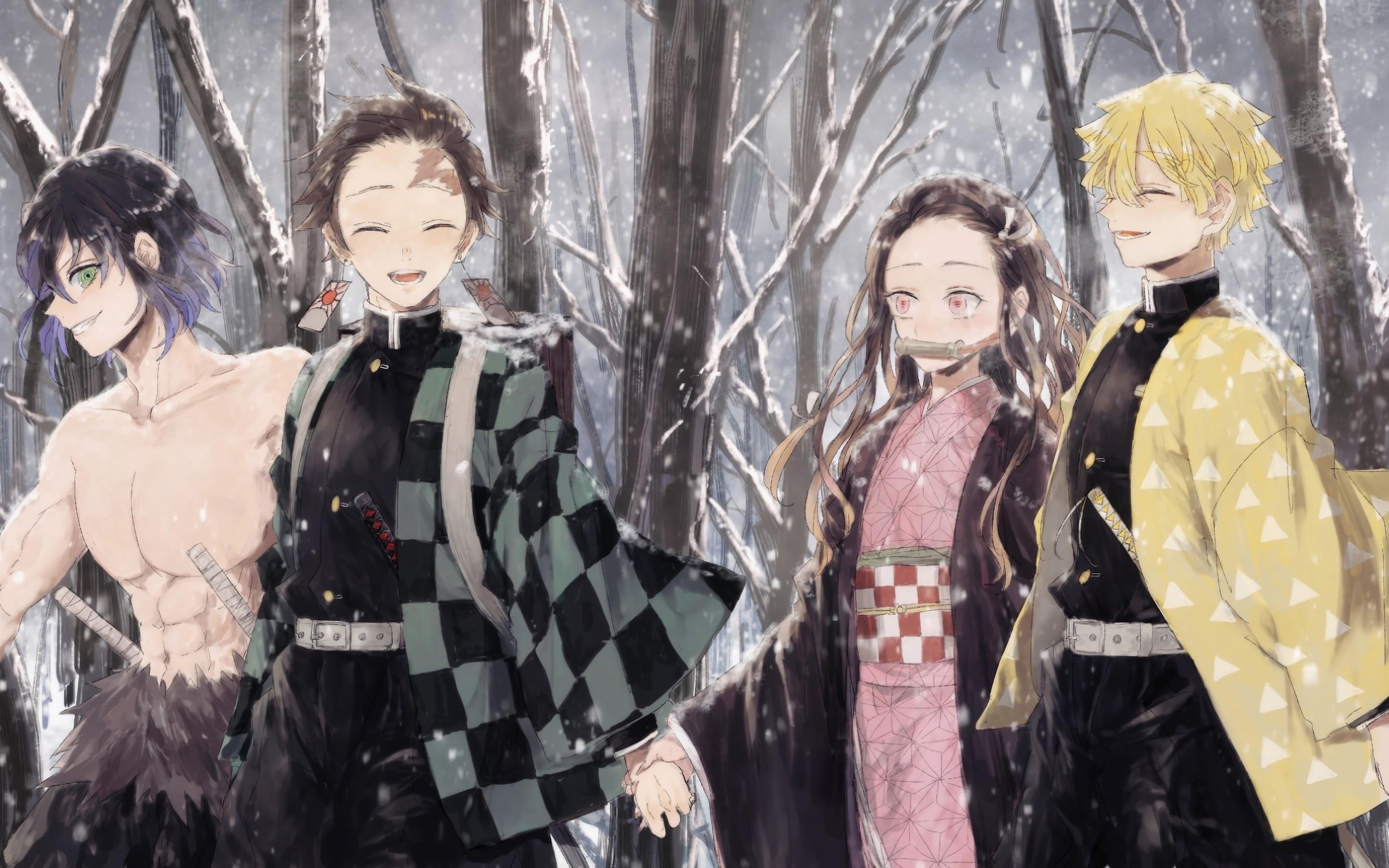 Tanjiro Zenitsu Inosuke Wallpapers - Top Free Tanjiro Zenitsu Inosuke ...